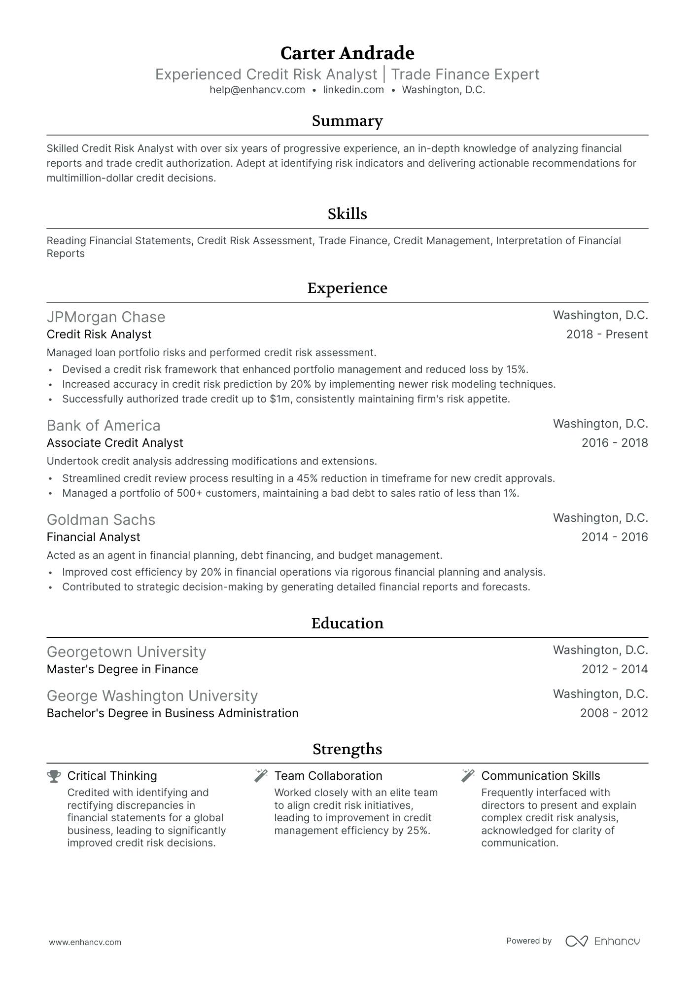 10 Credit Analyst Resume Examples & Guide for 2026