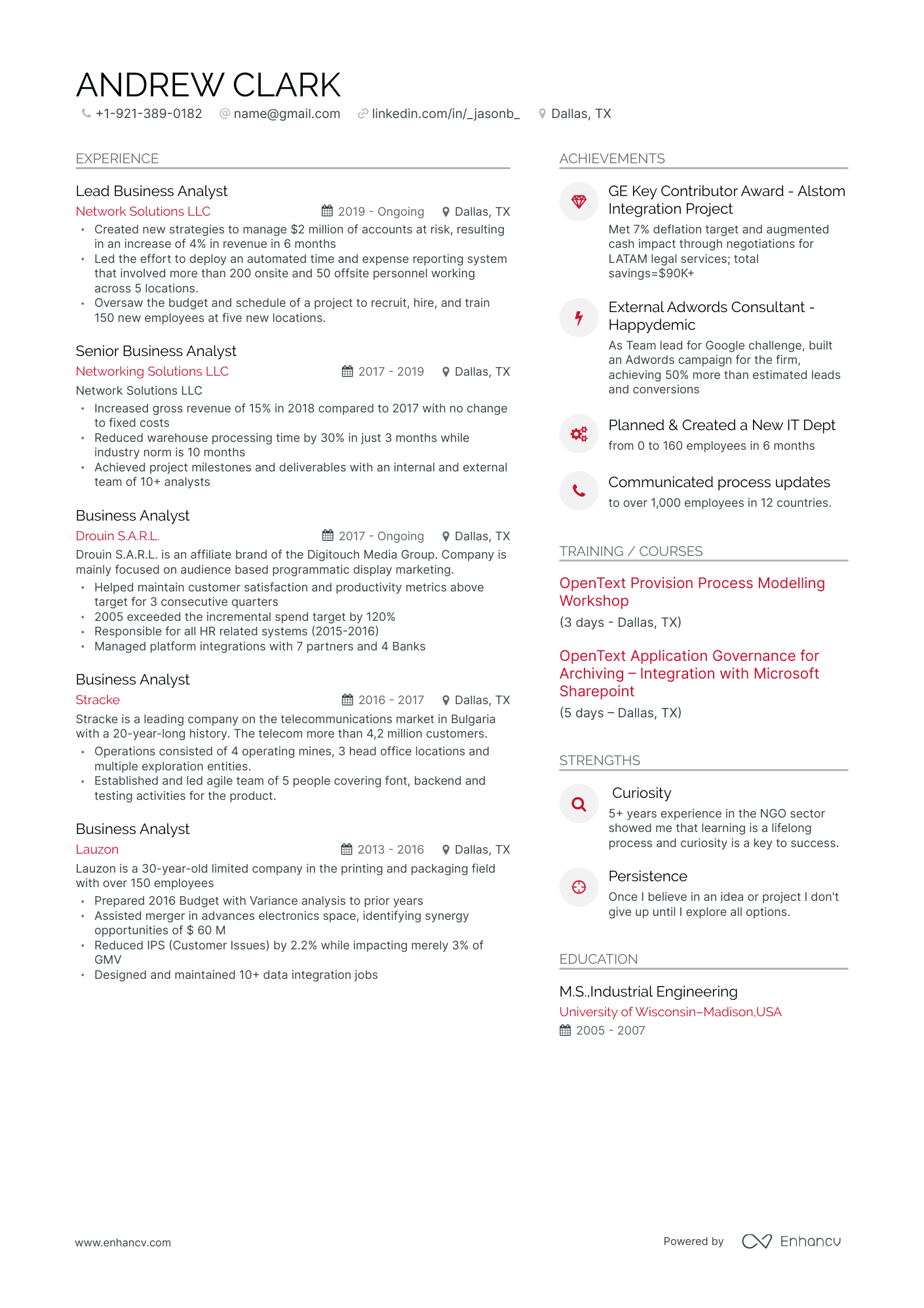13 Business Analyst Resume Examples & Guide for 2023