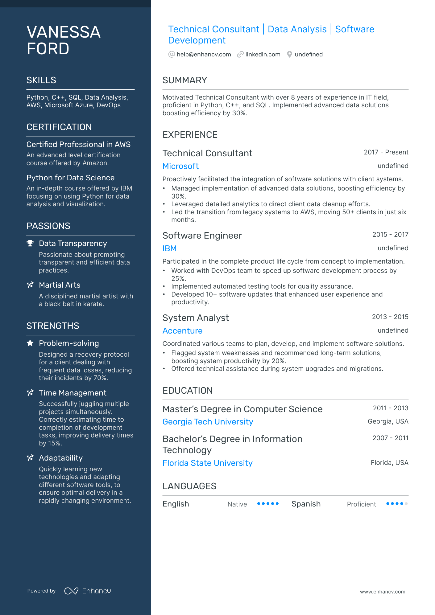10 Technical Consultant Resume Examples, Templates & Guide for 2026