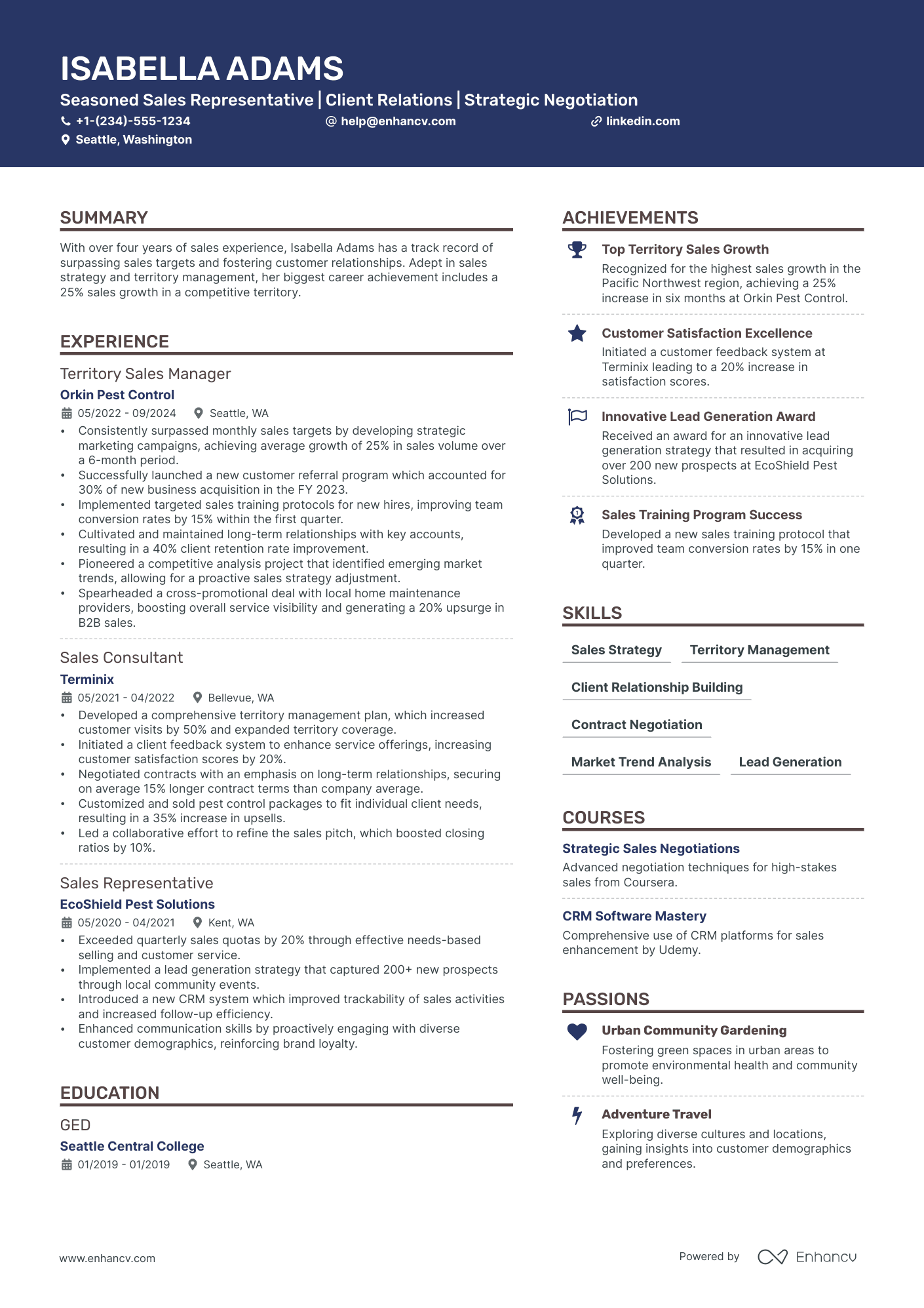 5 Door to Door Sales Resume Examples & Guide for 2024