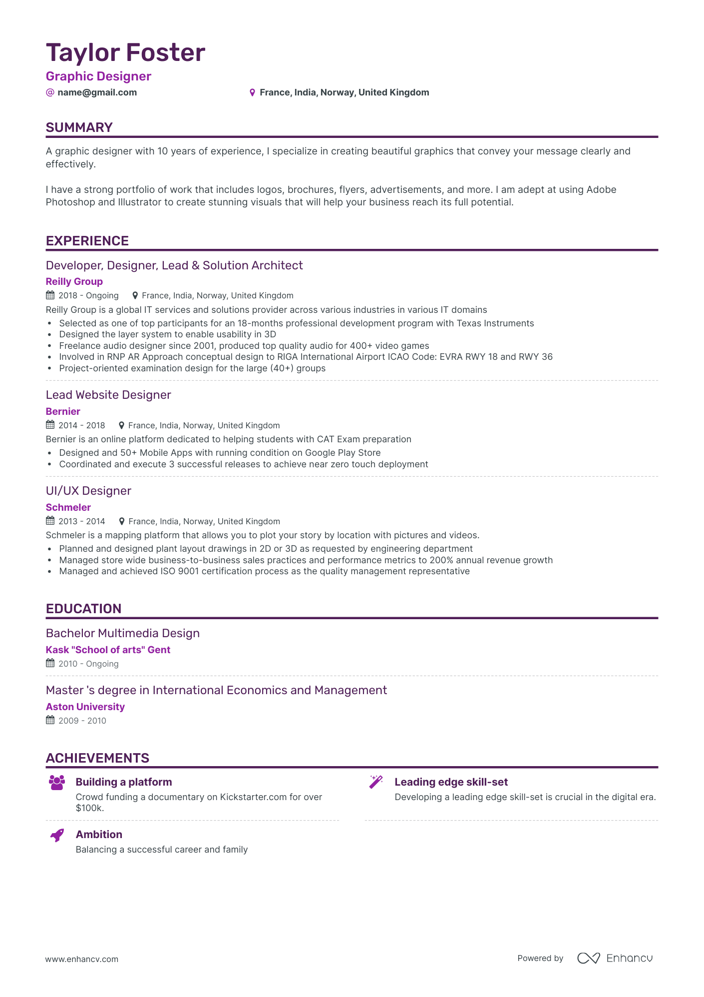 13 Designer Resume Examples & Guide for 2024
