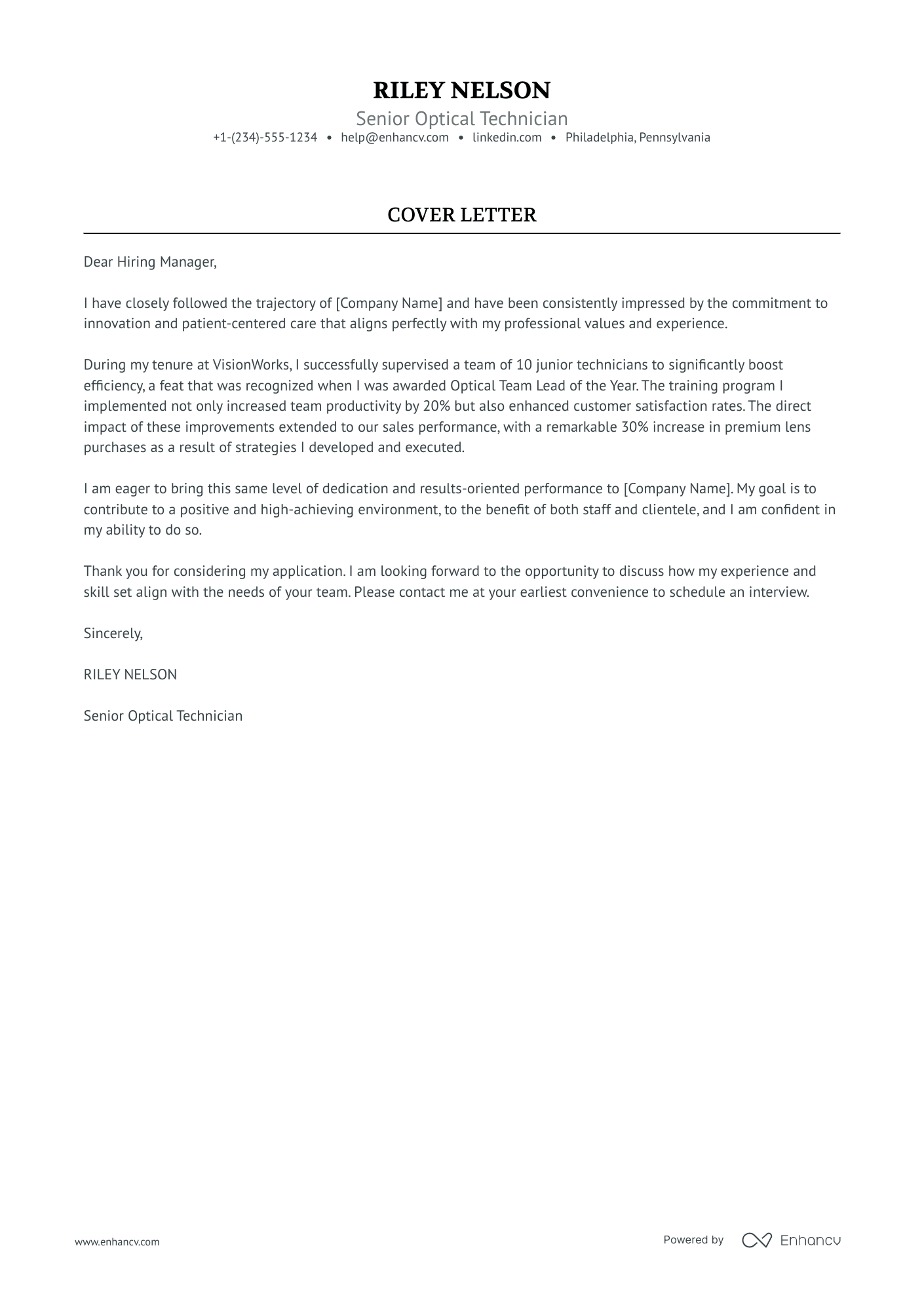 13 Professional Healthcare Cover Letter Examples and Template for 2024 ...