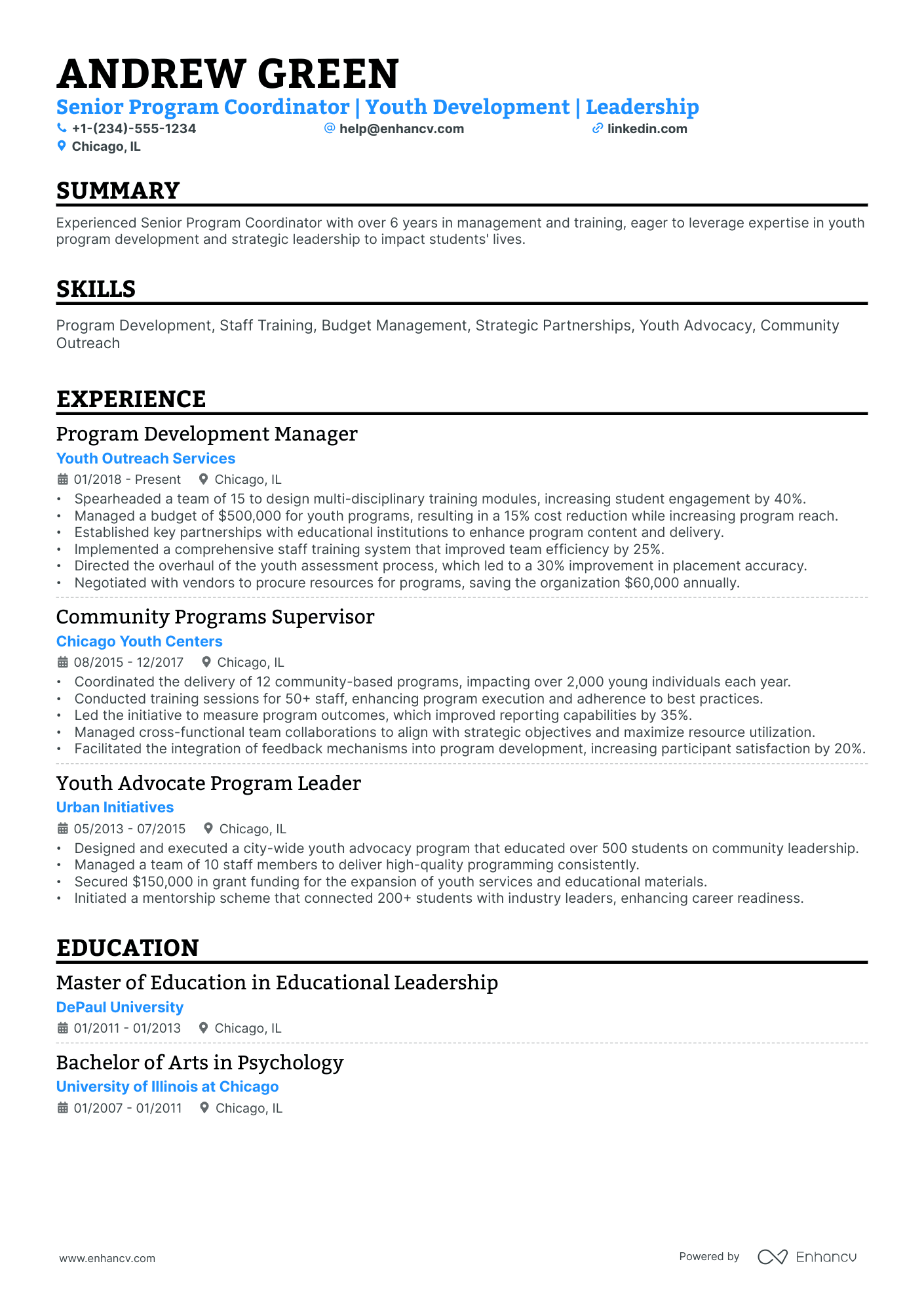 10 Training Manager Resume Examples & Guide for 2026