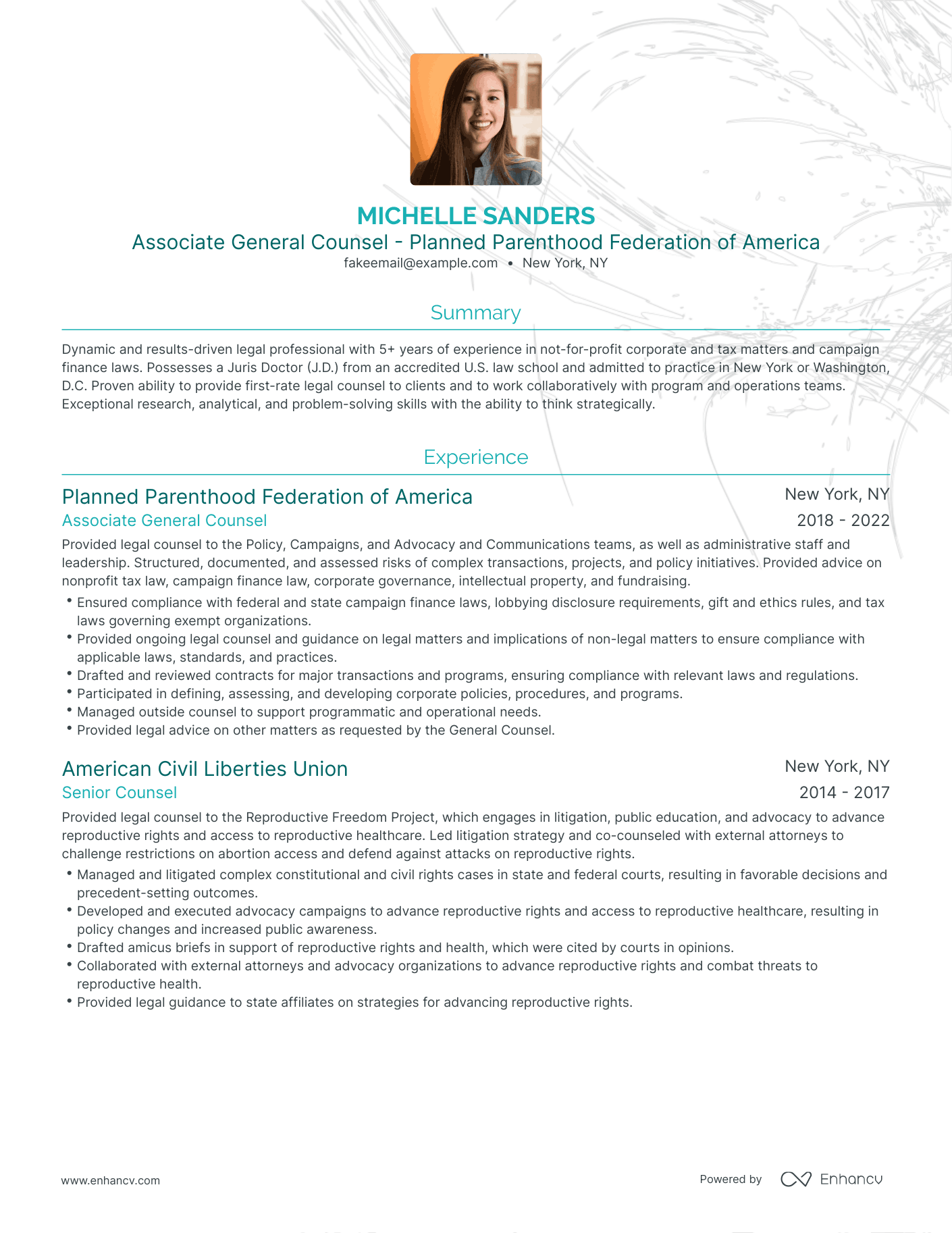 5 Counsel Resume Examples & Guide for 2023