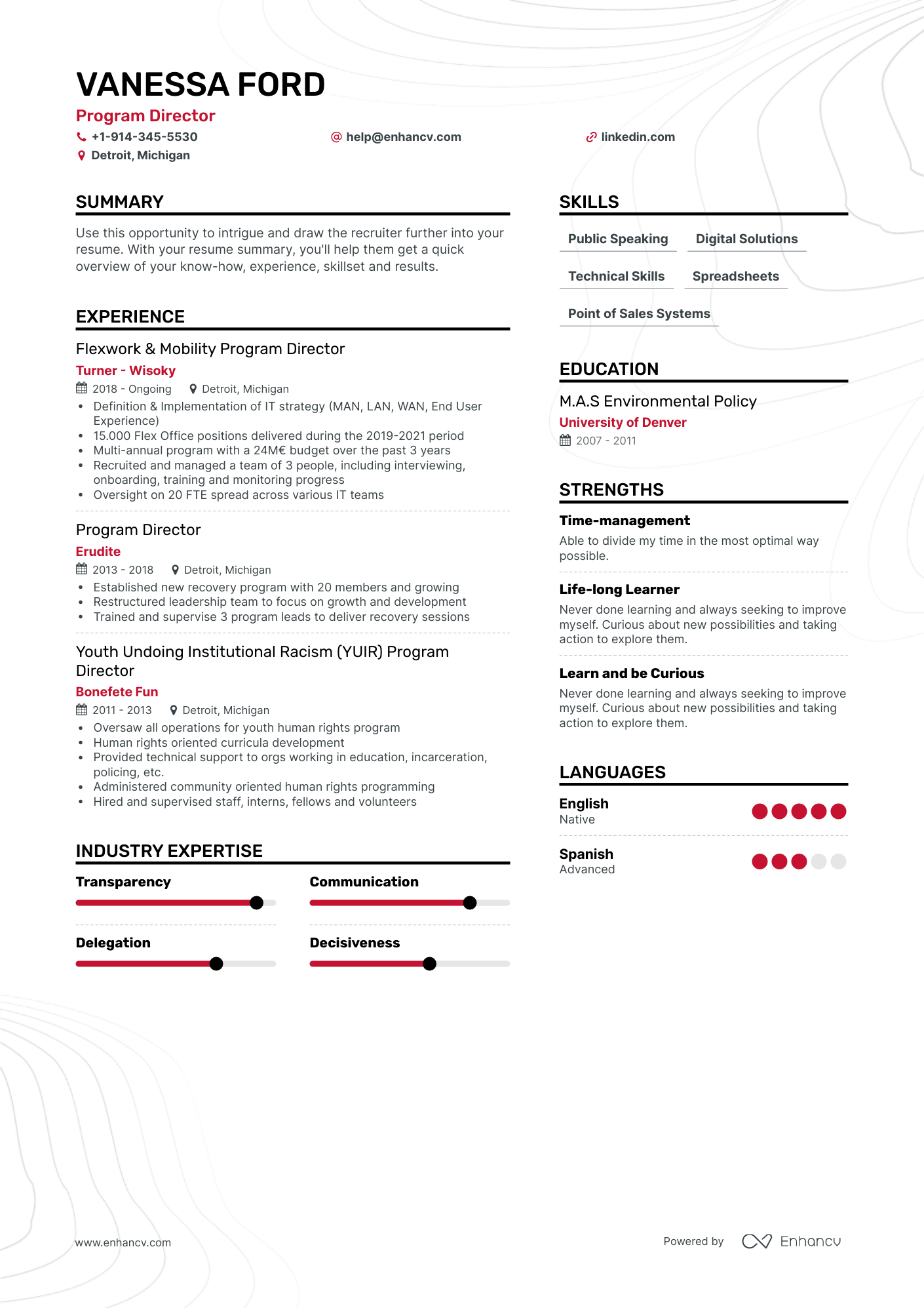 Program Director Resume Examples & Guide for 2023 (Layout, Skills ...