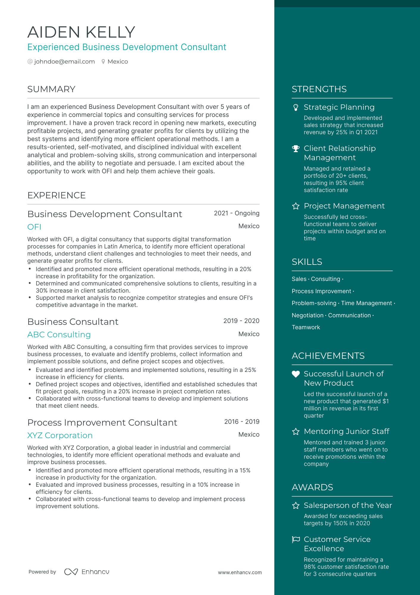 13 Business Development Resume Examples & Guide for 2024