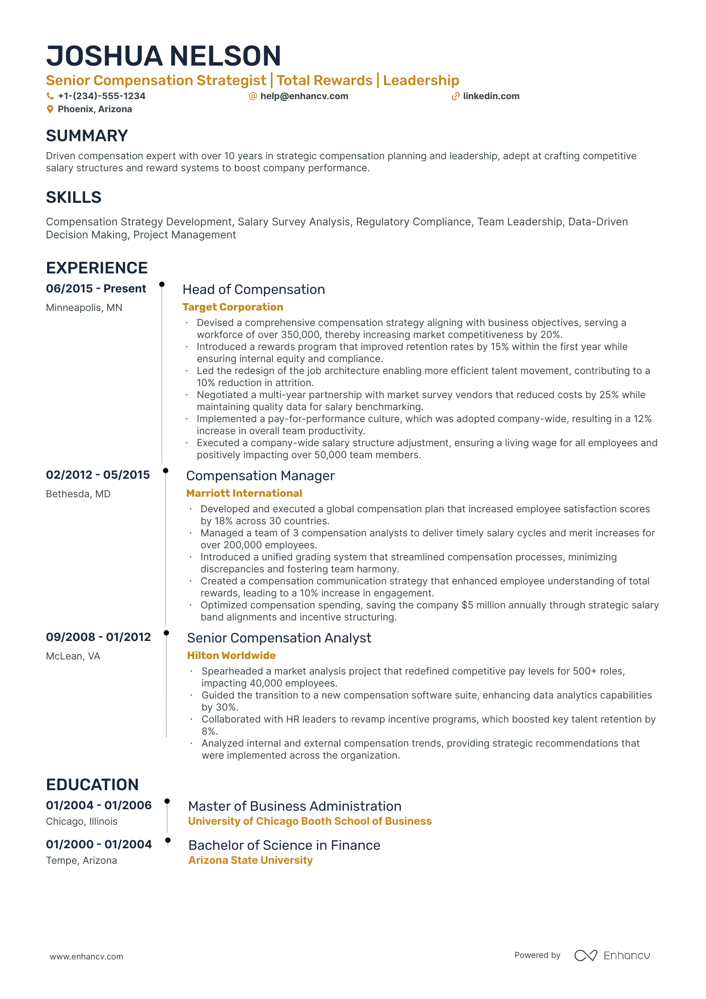 10 Senior Director Resume Examples & Guide for 2025