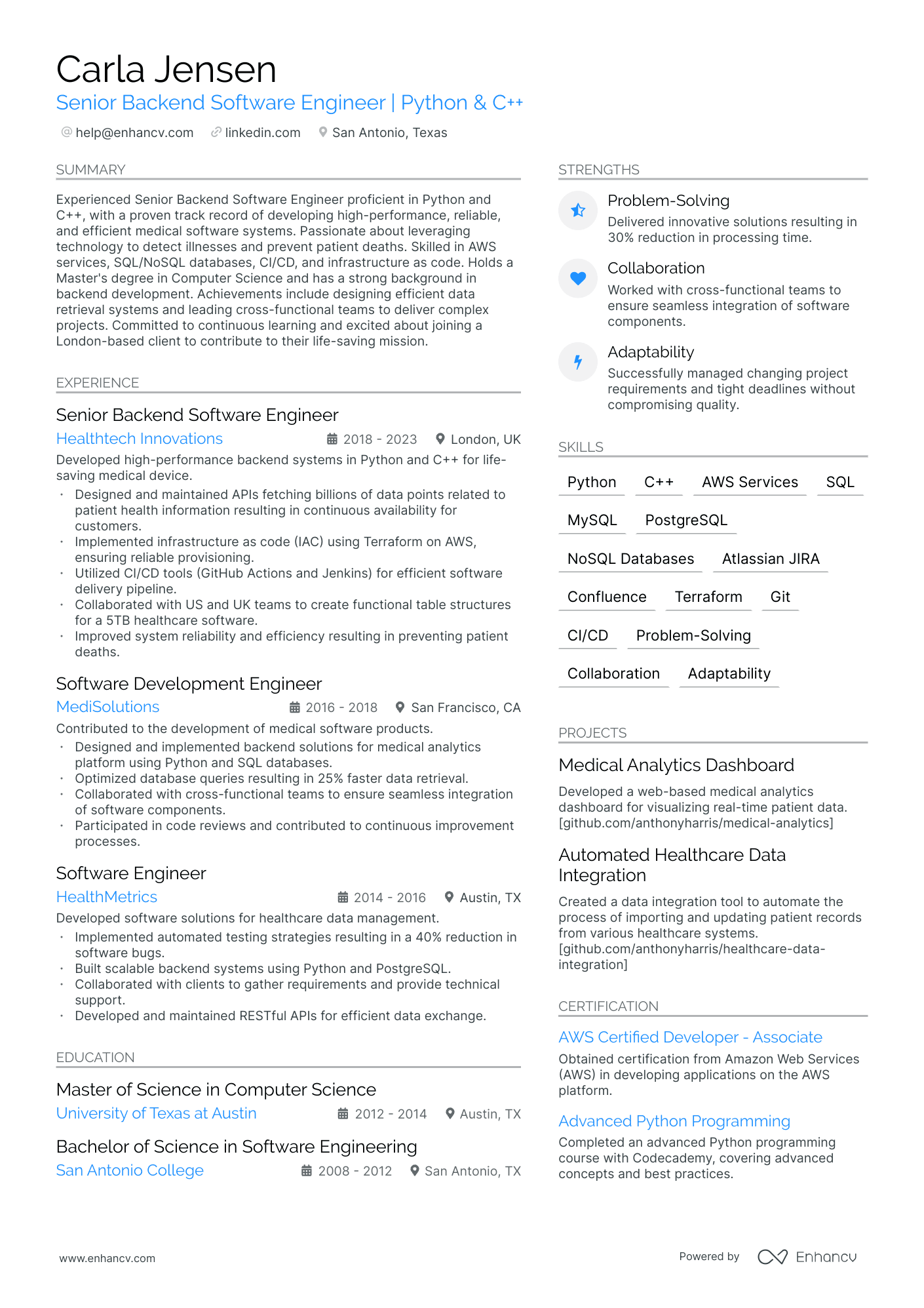 5 Cloud Architect Resume Examples & Guide for 2024