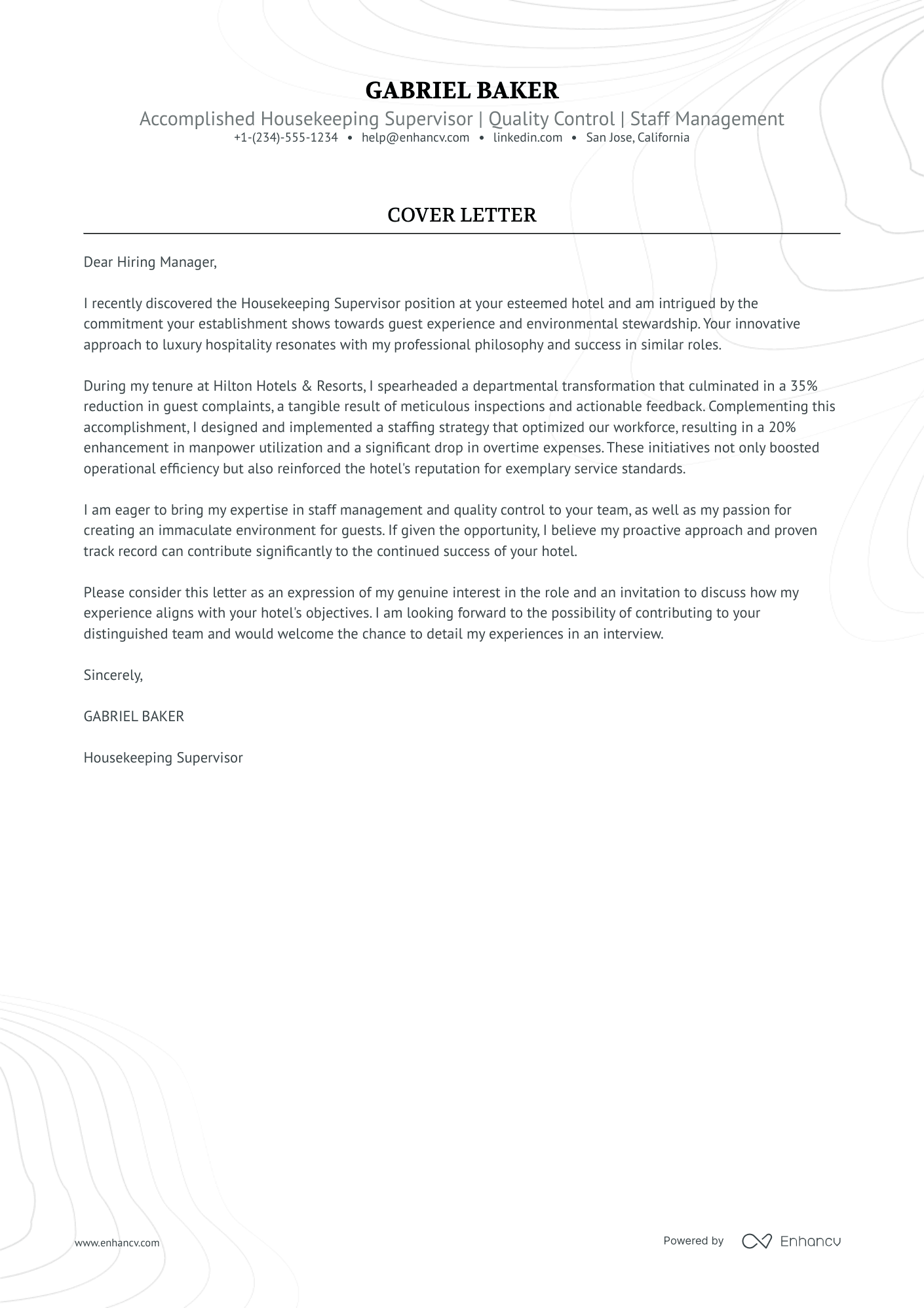 5 Professional Supervisor Cover Letter Examples and Template for 2026 ...