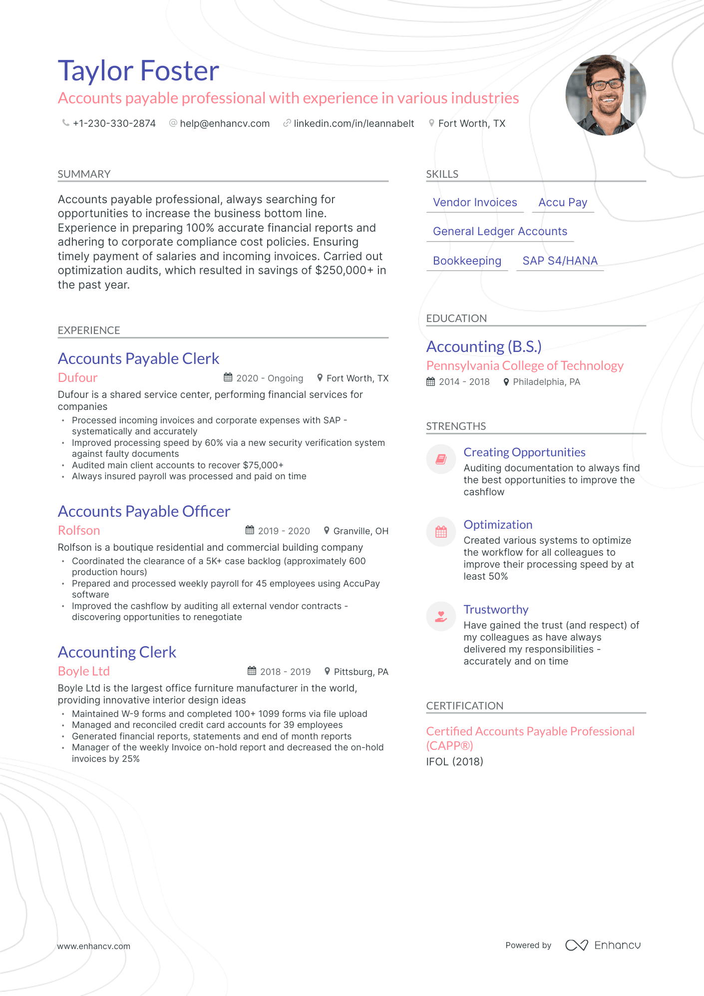 8 Accounts Payable Resume Examples & Guide for 2023