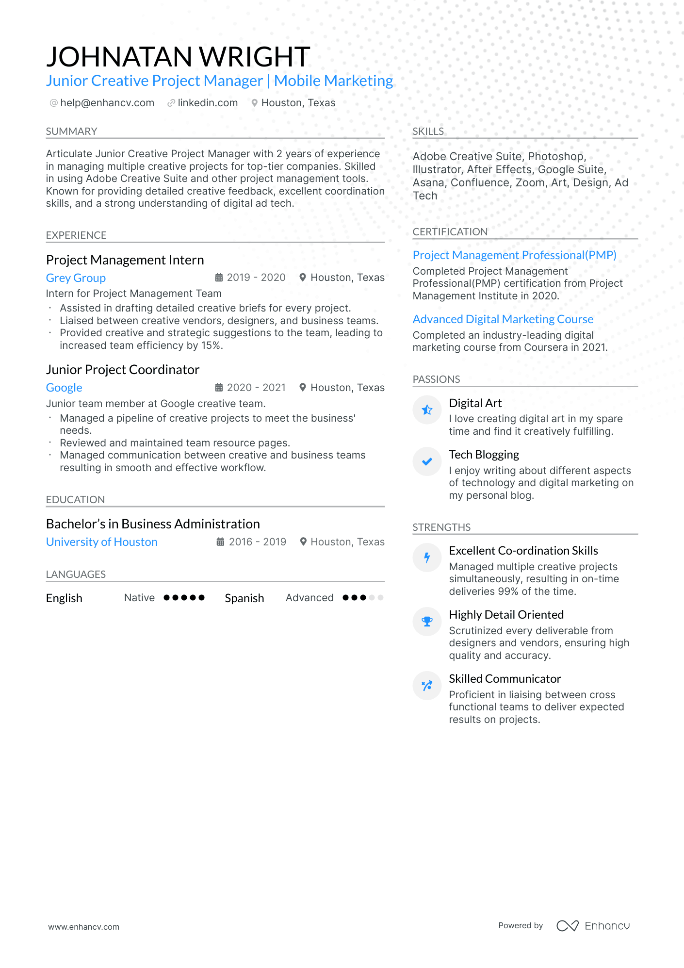 10 Junior Project Manager Resume Examples & Guide for 2026