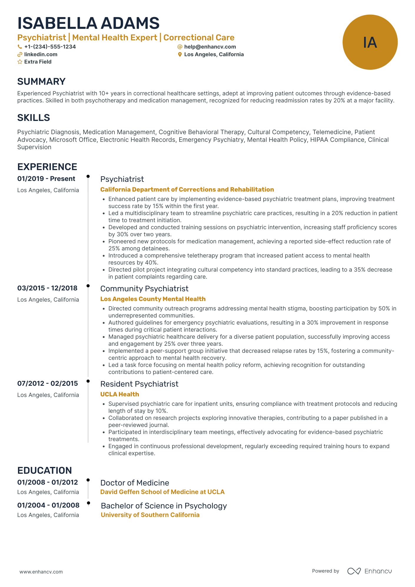 19 Doctor Resume Examples & Guide for 2025