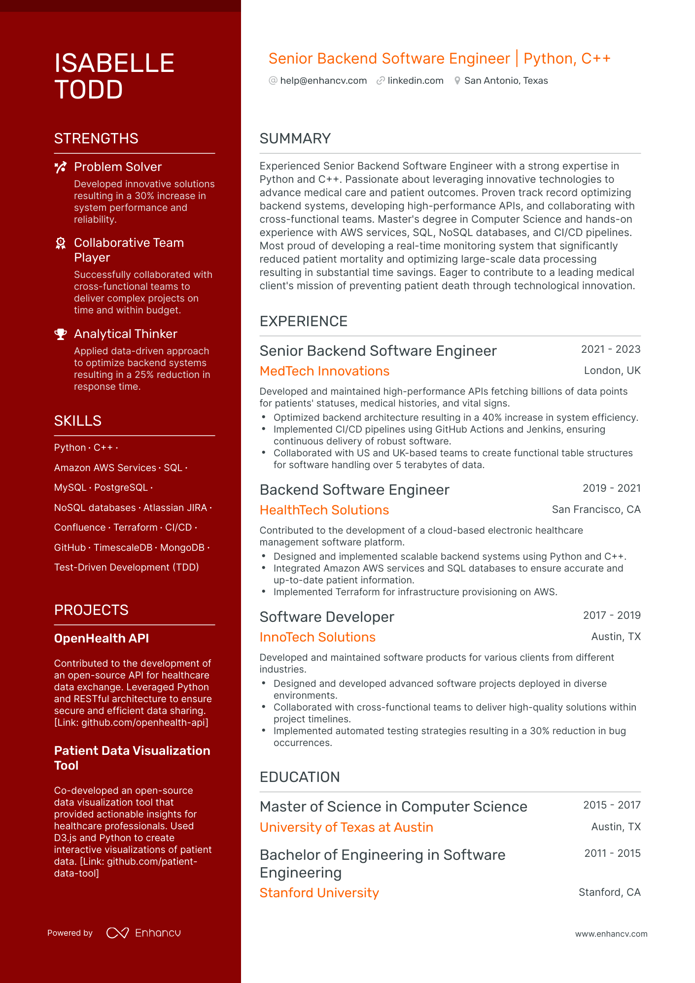 5 Platform Engineer Resume Examples & Guide for 2024