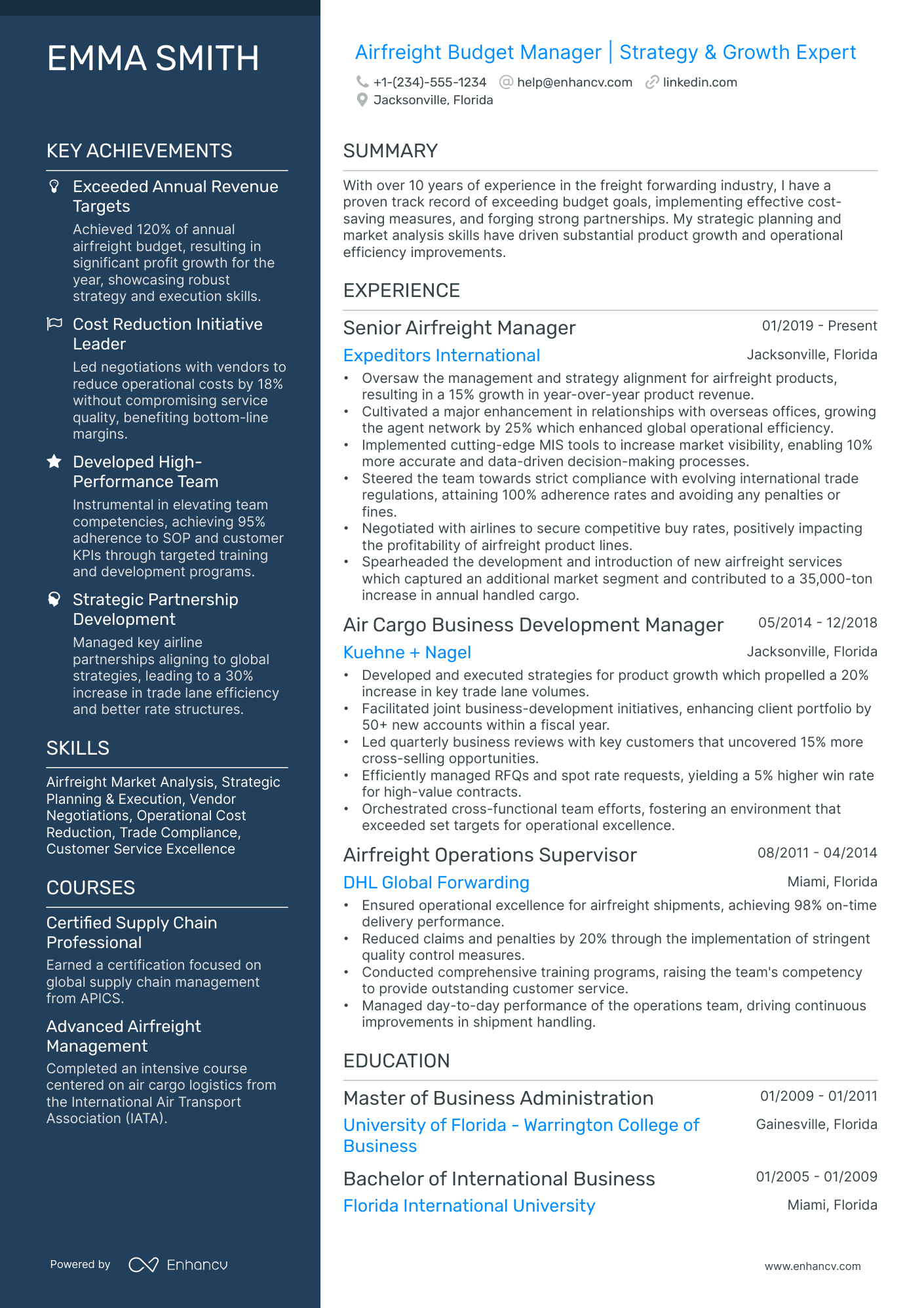10 Import-Export Manager Resume Examples & Guide for 2026