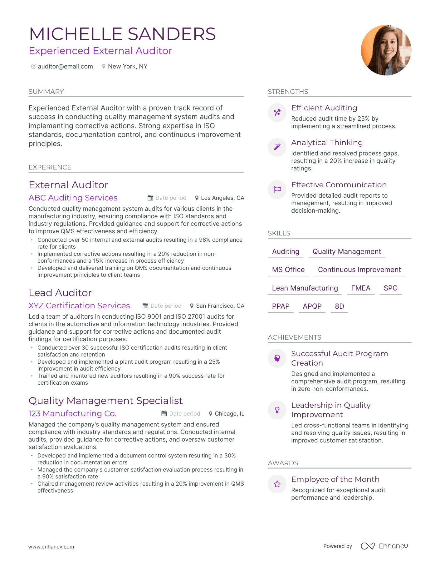 5 External Auditor Resume Examples & Guide for 2023