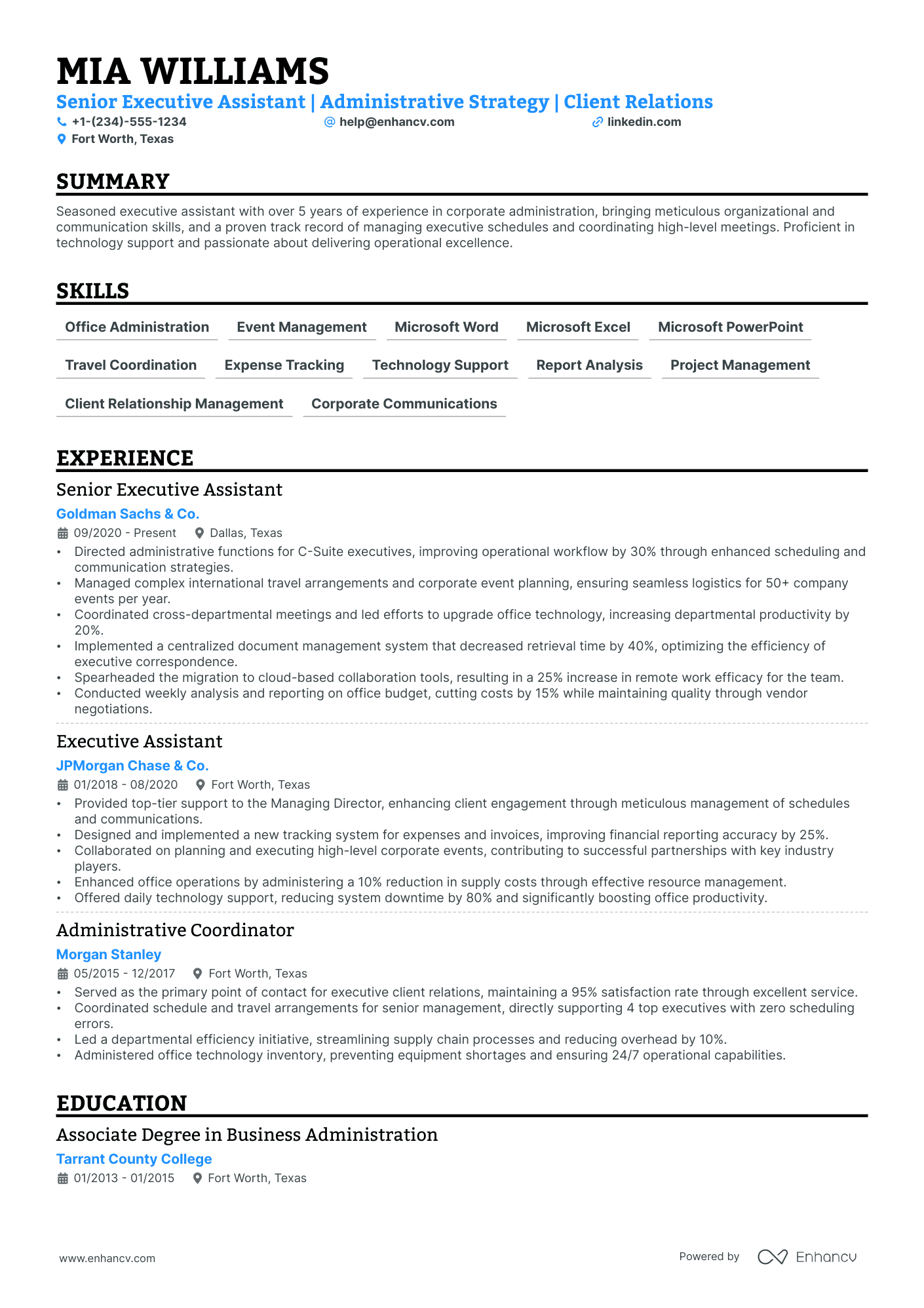 5 Corporate Banking Resume Examples & Guide for 2024