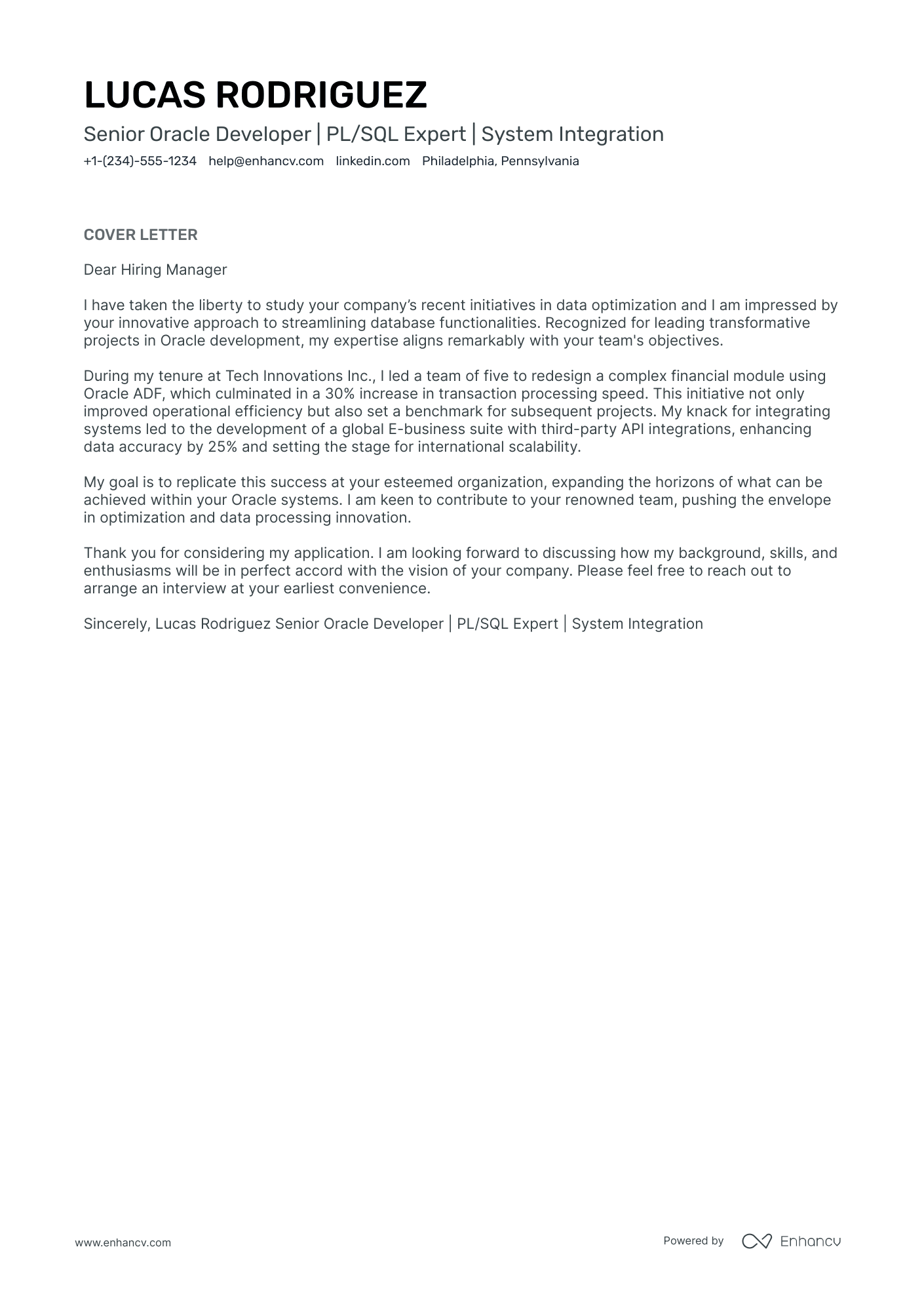 24 Professional Web Developer Cover Letter Examples and Template for ...