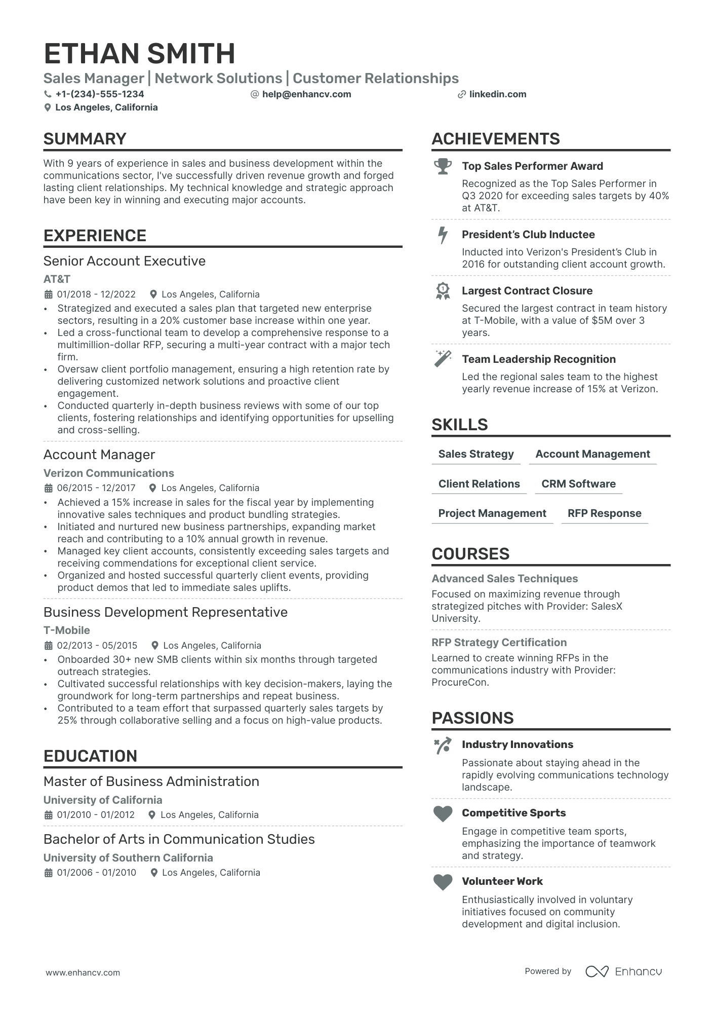 21 Account Manager Resume Examples & Guide for 2024