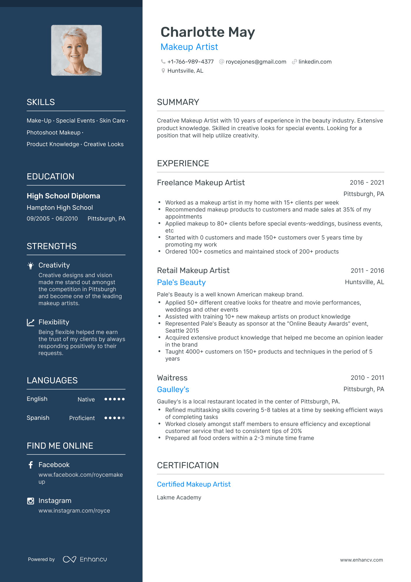 12 Esthetician Resume Examples & Guide for 2024