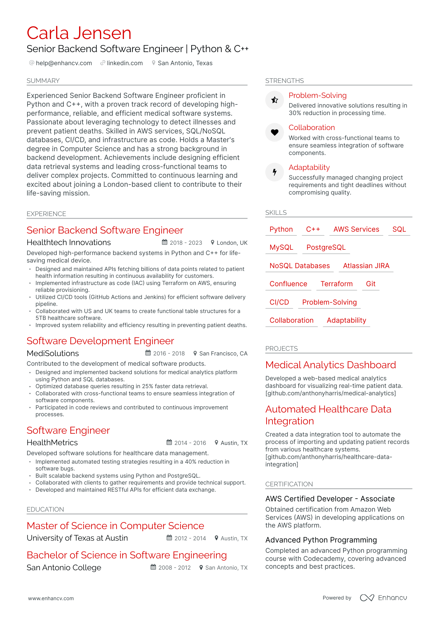 5 Cloud Architect Resume Examples & Guide for 2023