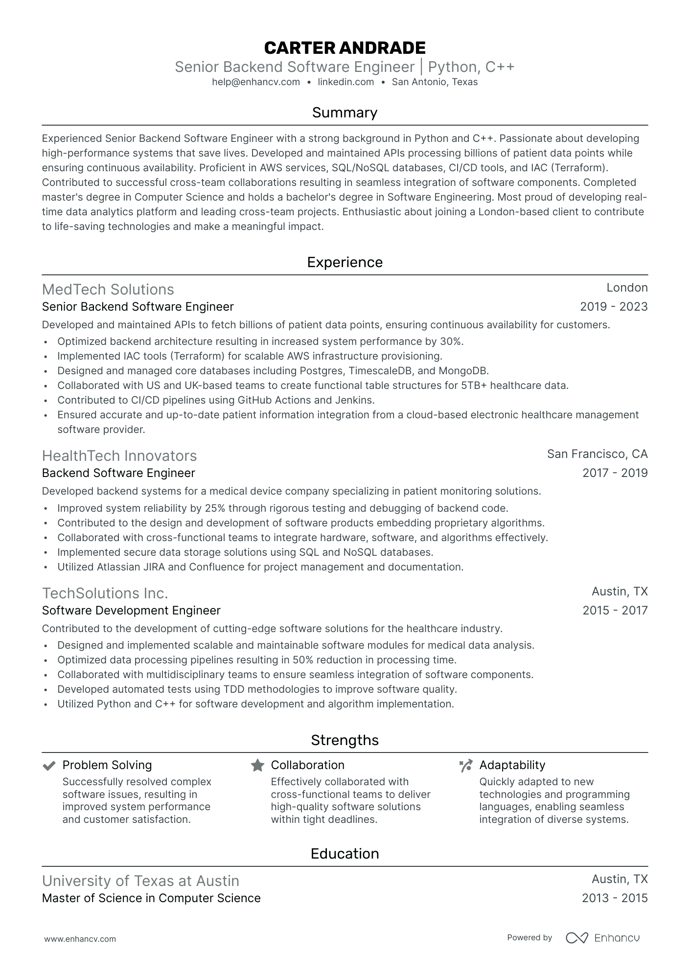 5 Reliability Engineer Resume Examples & Guide for 2024