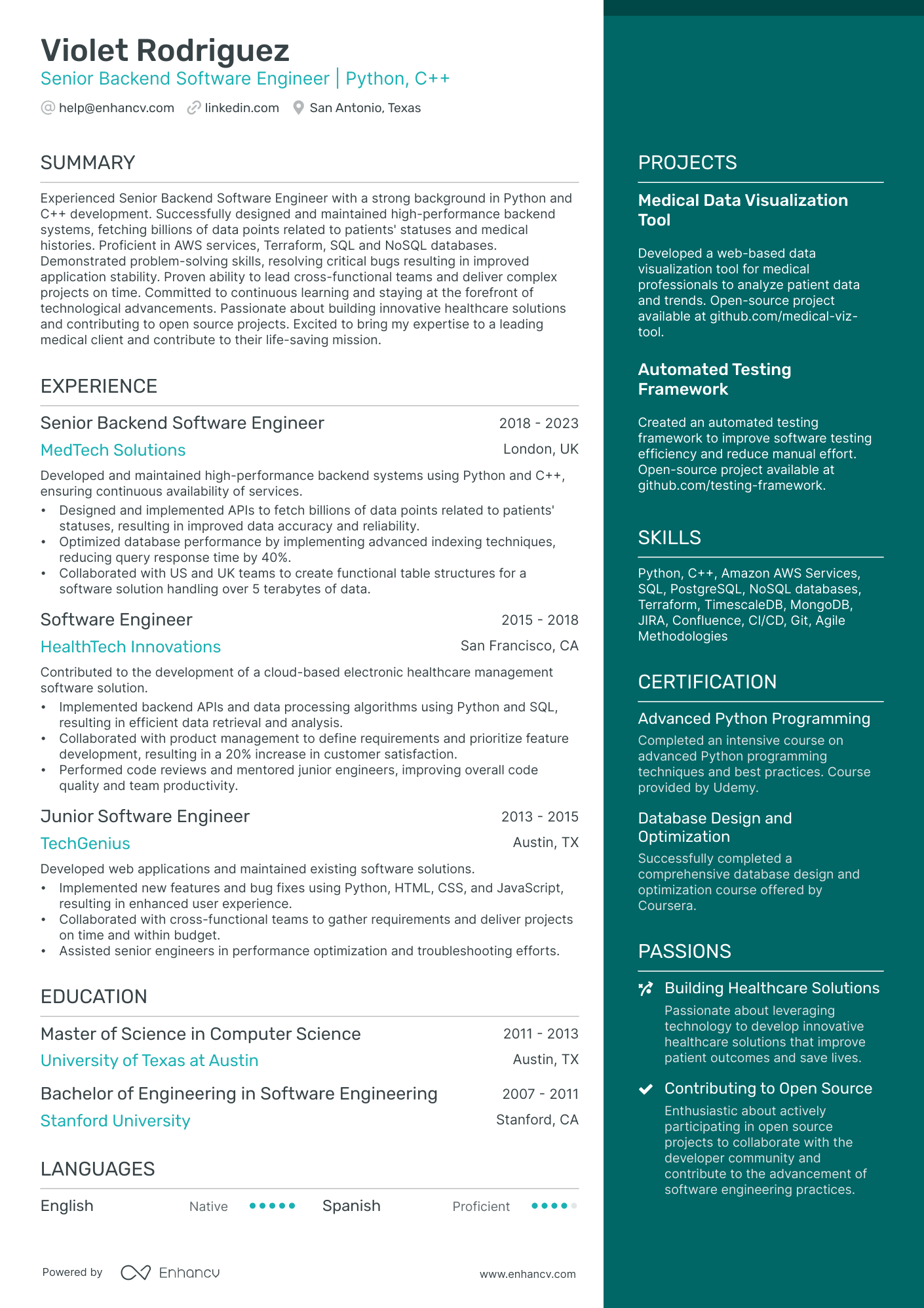 10 AWS Developer Resume Examples & Guide for 2026