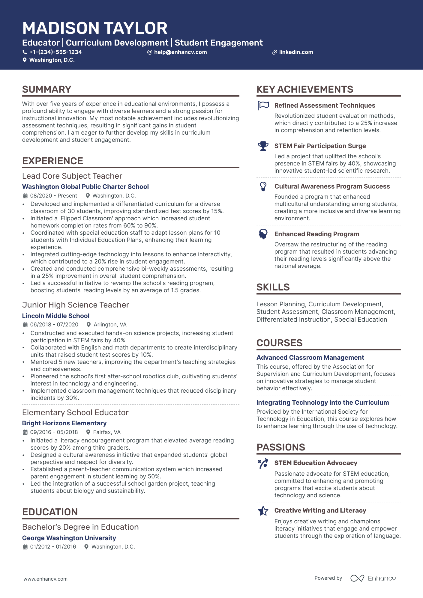 10 History Teacher Resume Examples & Guide for 2026