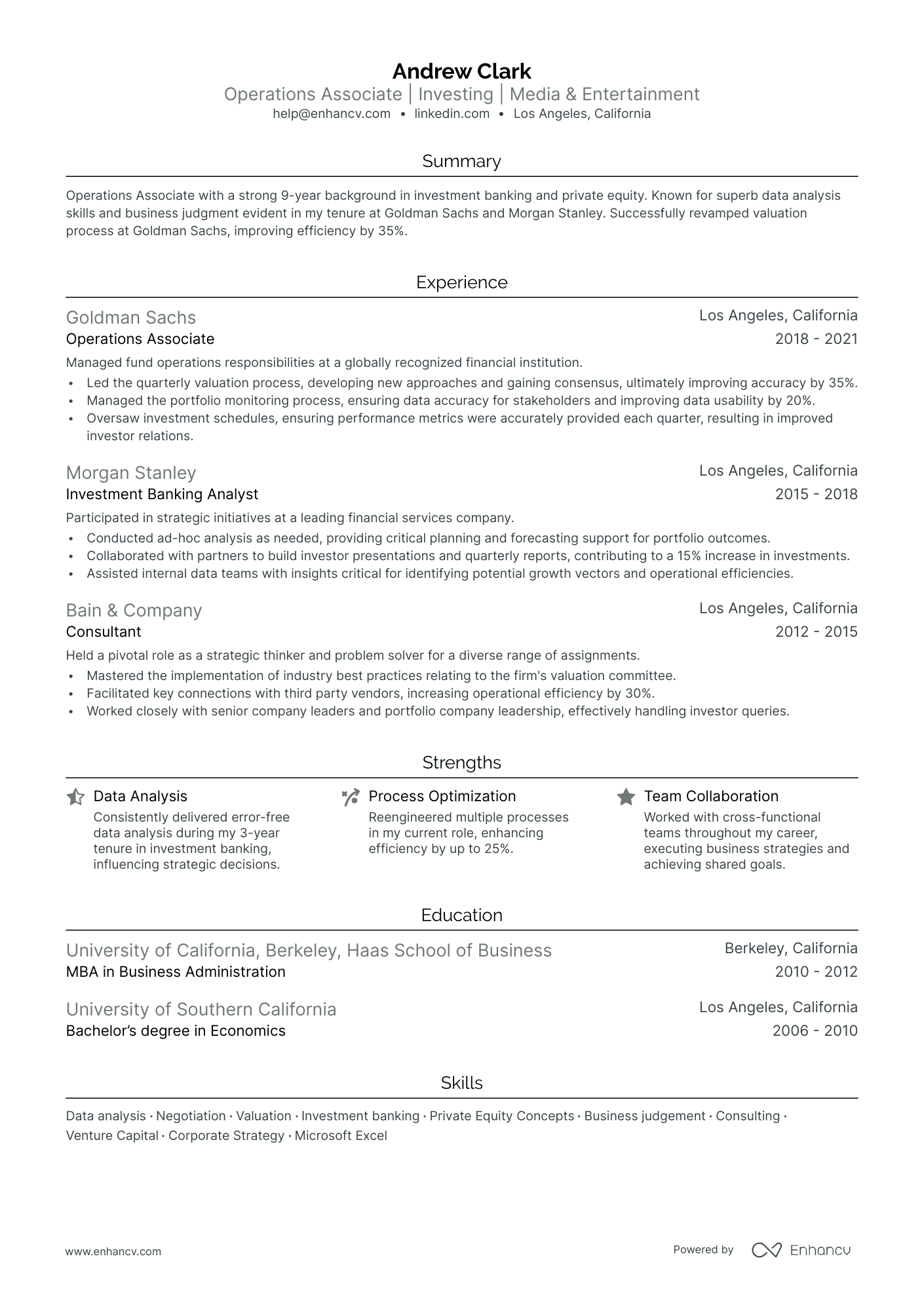 5 Operations Associate Resume Examples & Guide for 2024
