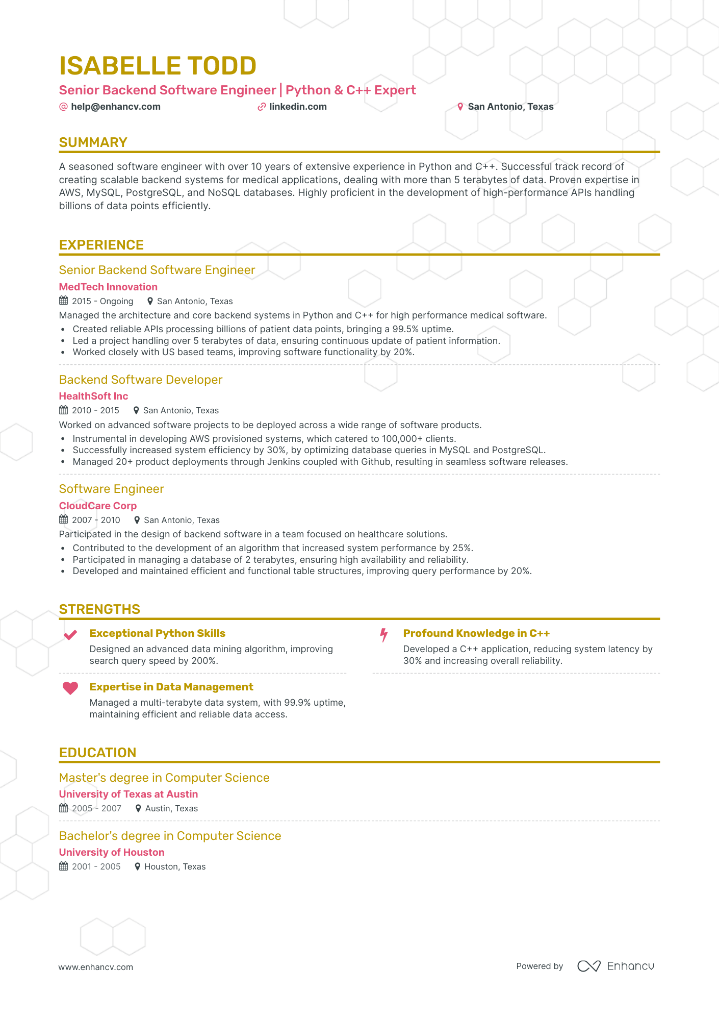 5 Cybersecurity Engineer Resume Examples & Guide for 2024