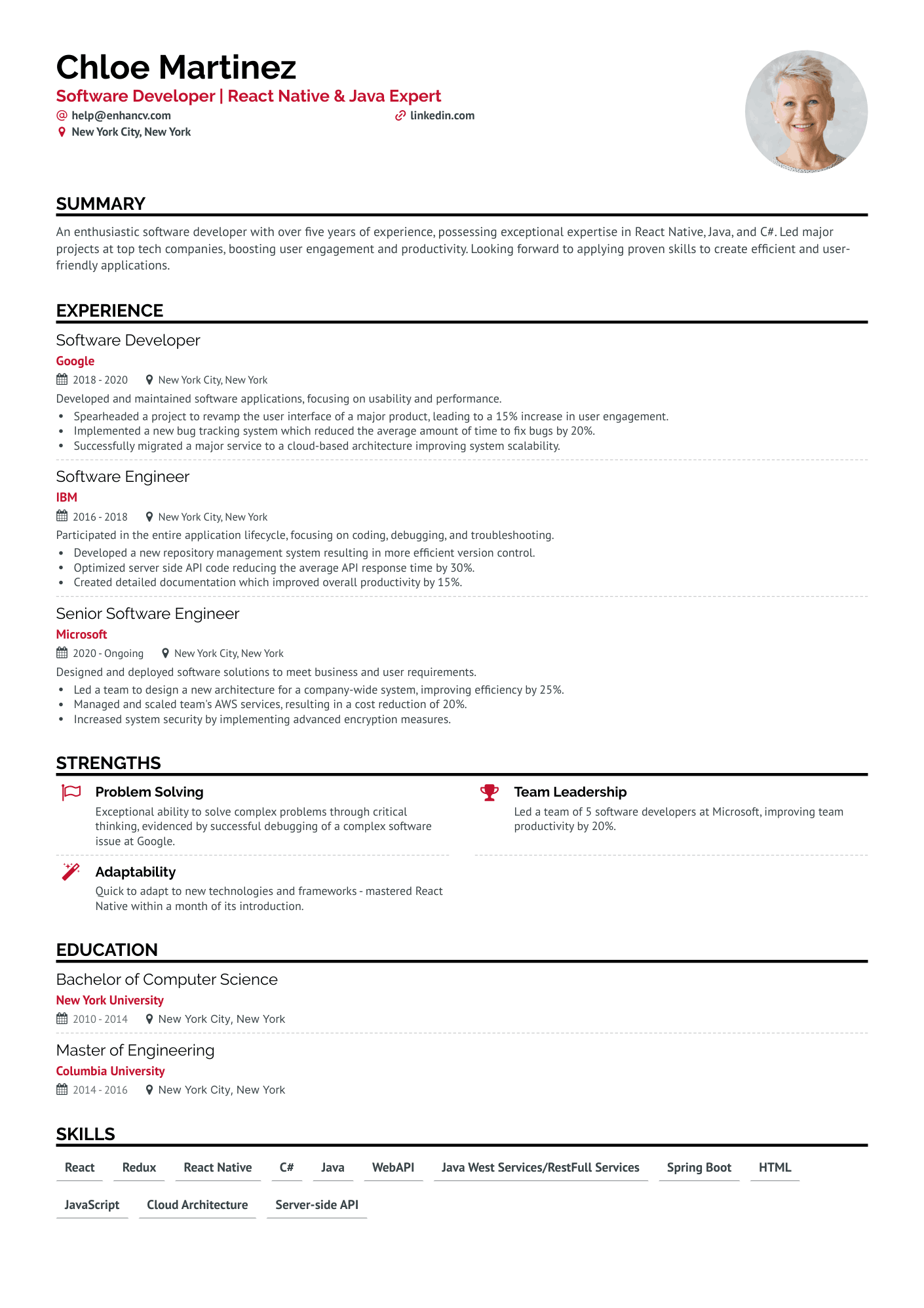 8 React Developer Resume Examples & Guide for 2024