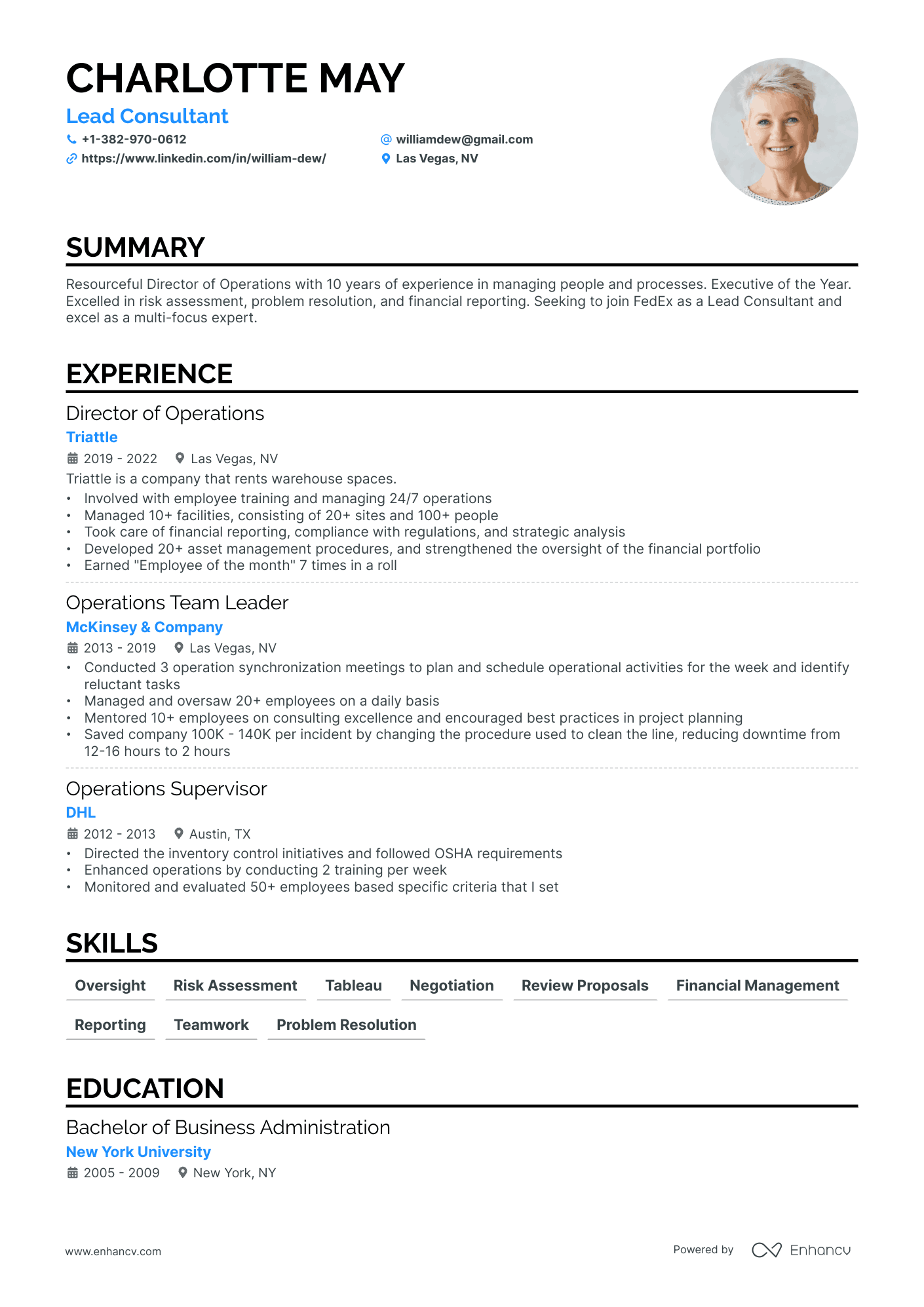 5 Fedex Resume Examples & Guide for 2024