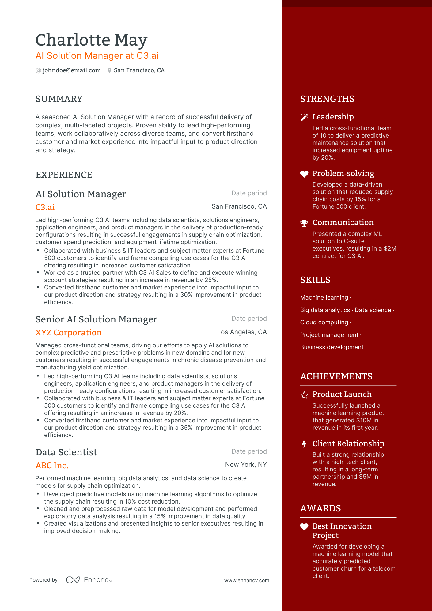 5 Solution Manager Resume Examples & Guide for 2024