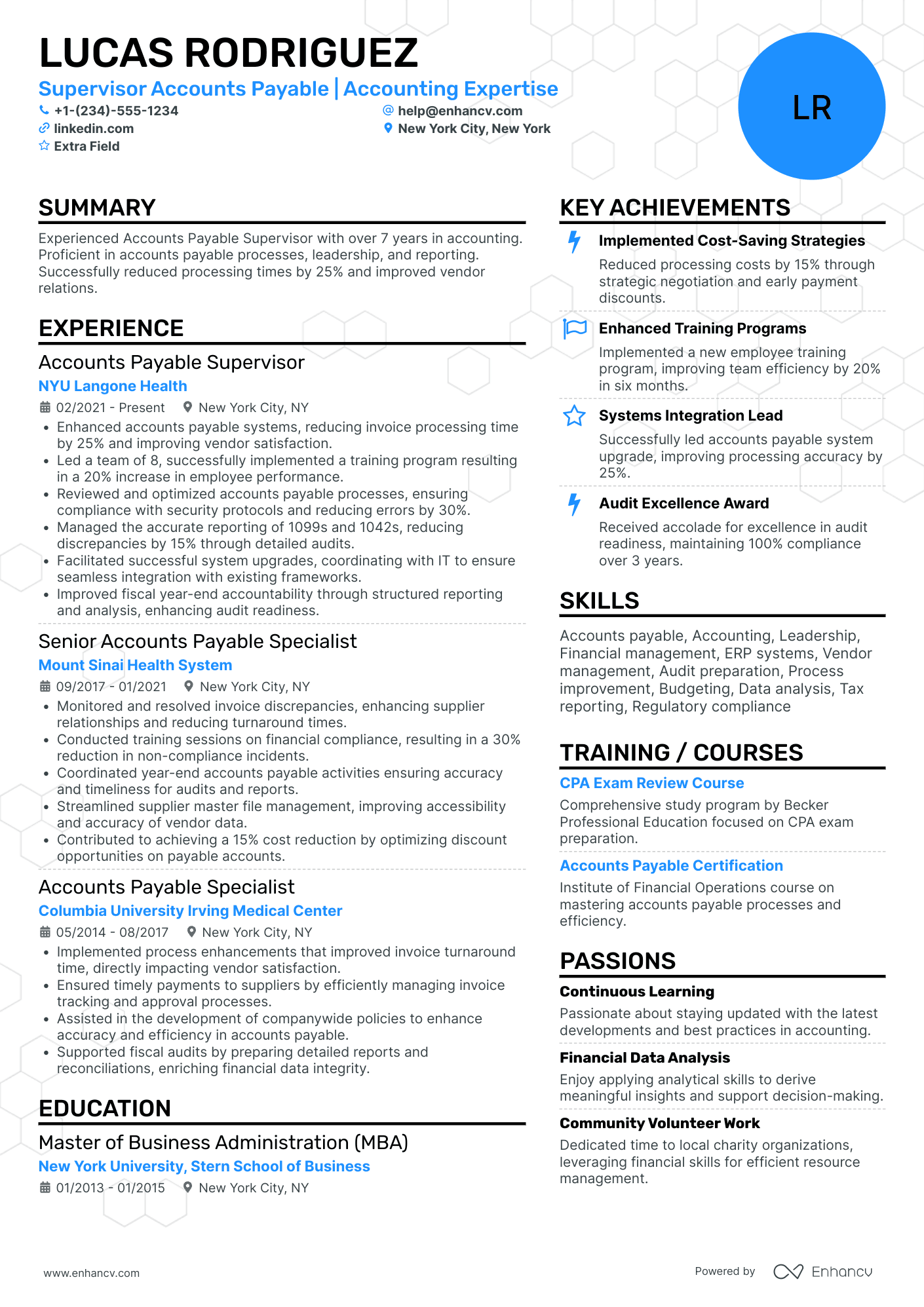 21 Accounts Payable Resume Examples & Guide for 2026