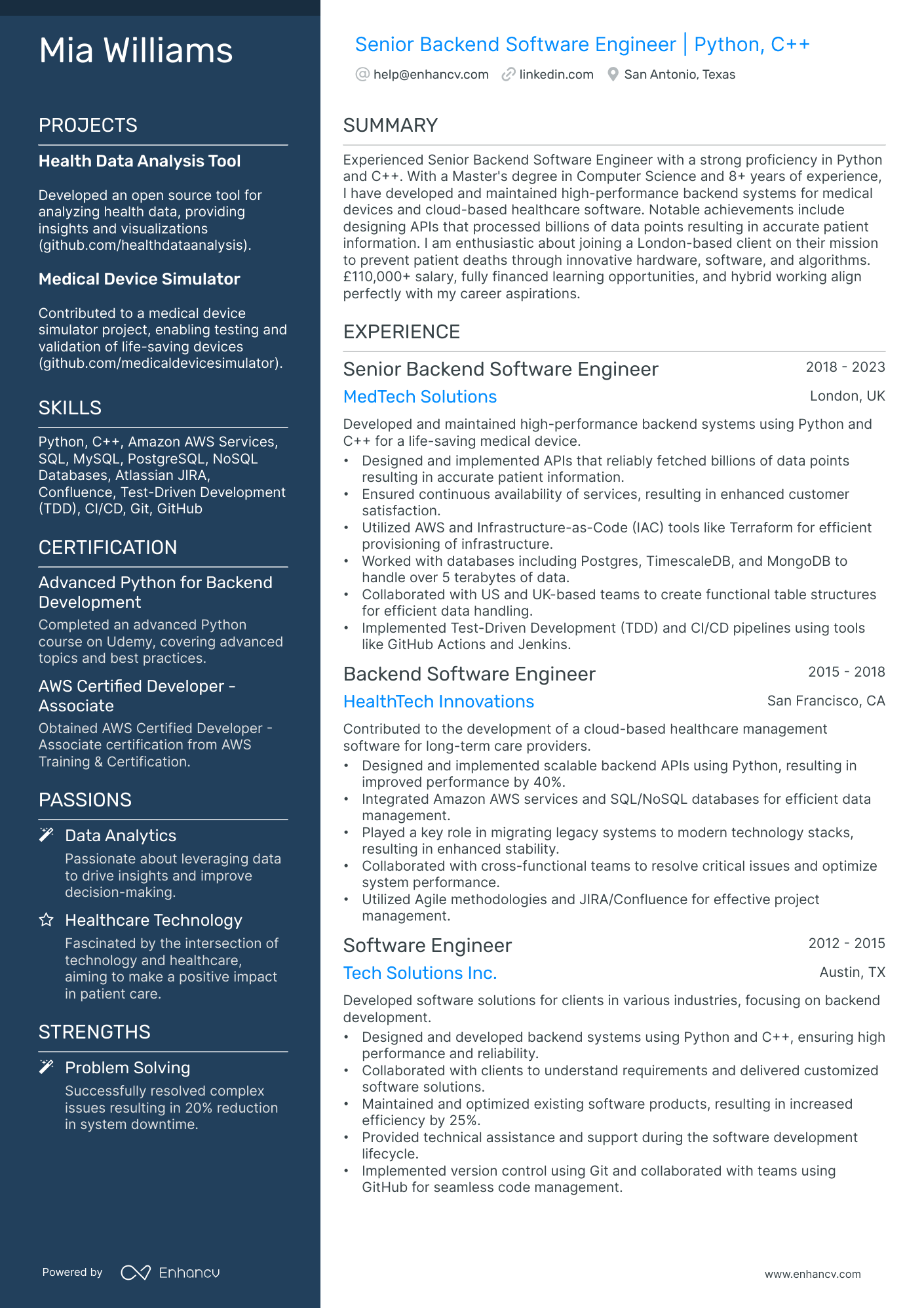 10 AWS Lambda Resume Examples & Guide for 2025