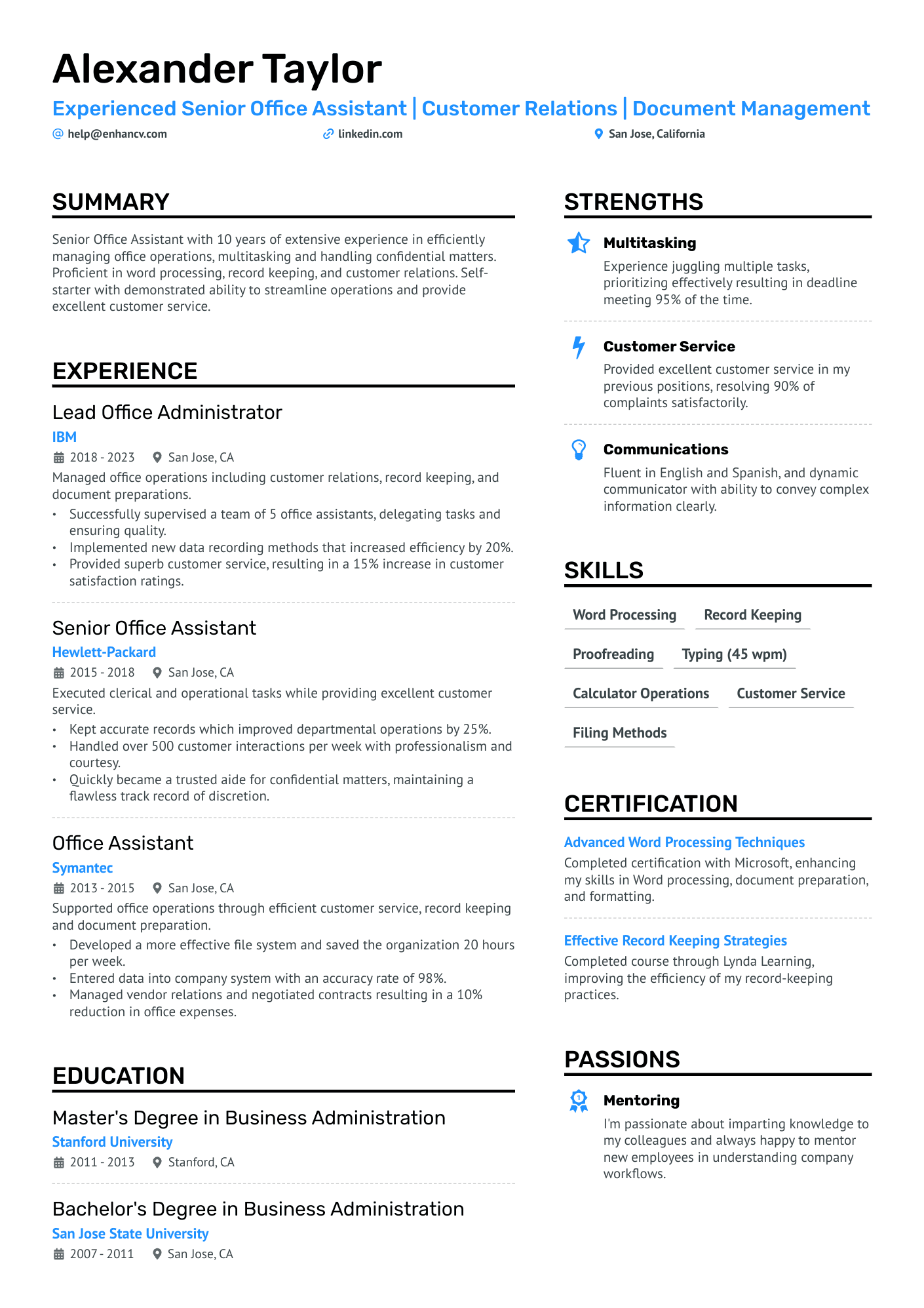 22 Office Assistant Resume Examples & Guide for 2026