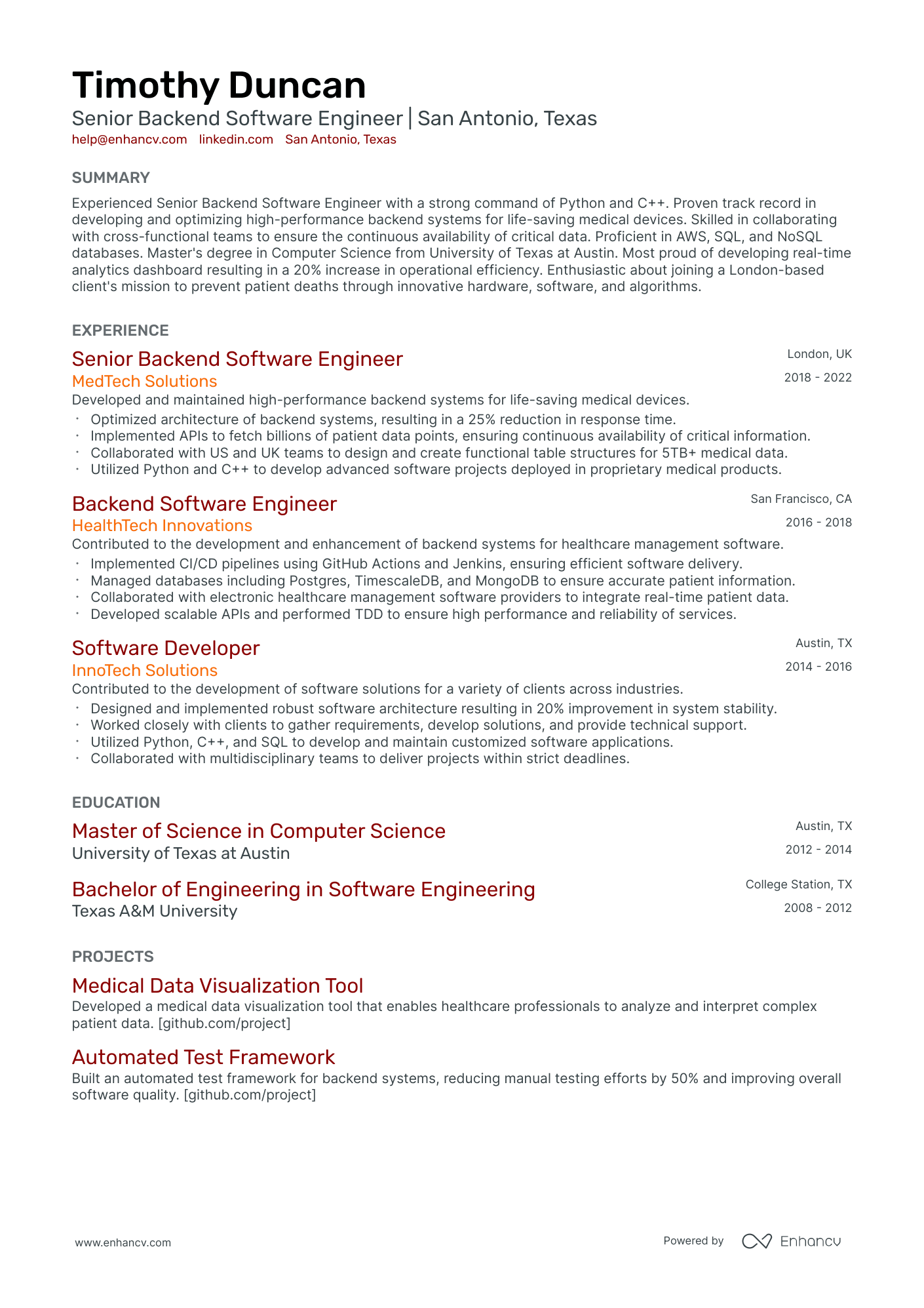 10 Cloud Security Engineer Resume Examples & Guide for 2026