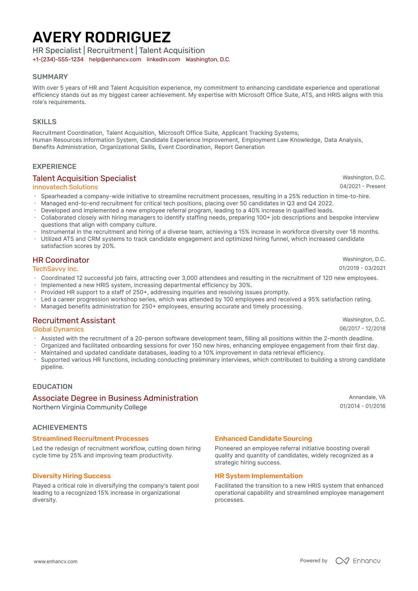 5 Recruiting Coordinator Resume Examples & Guide for 2024