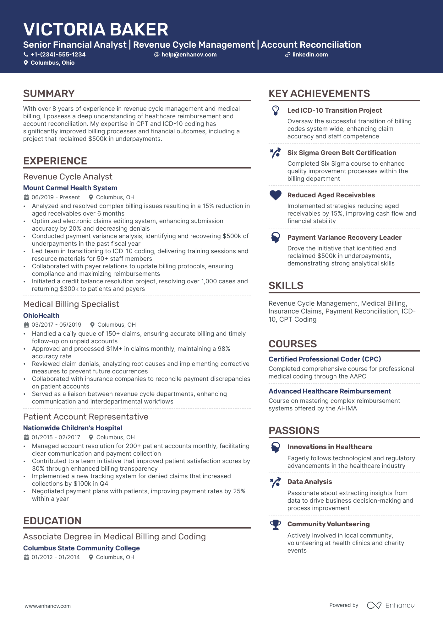 10 Financial Representative Resume Examples & Guide for 2026