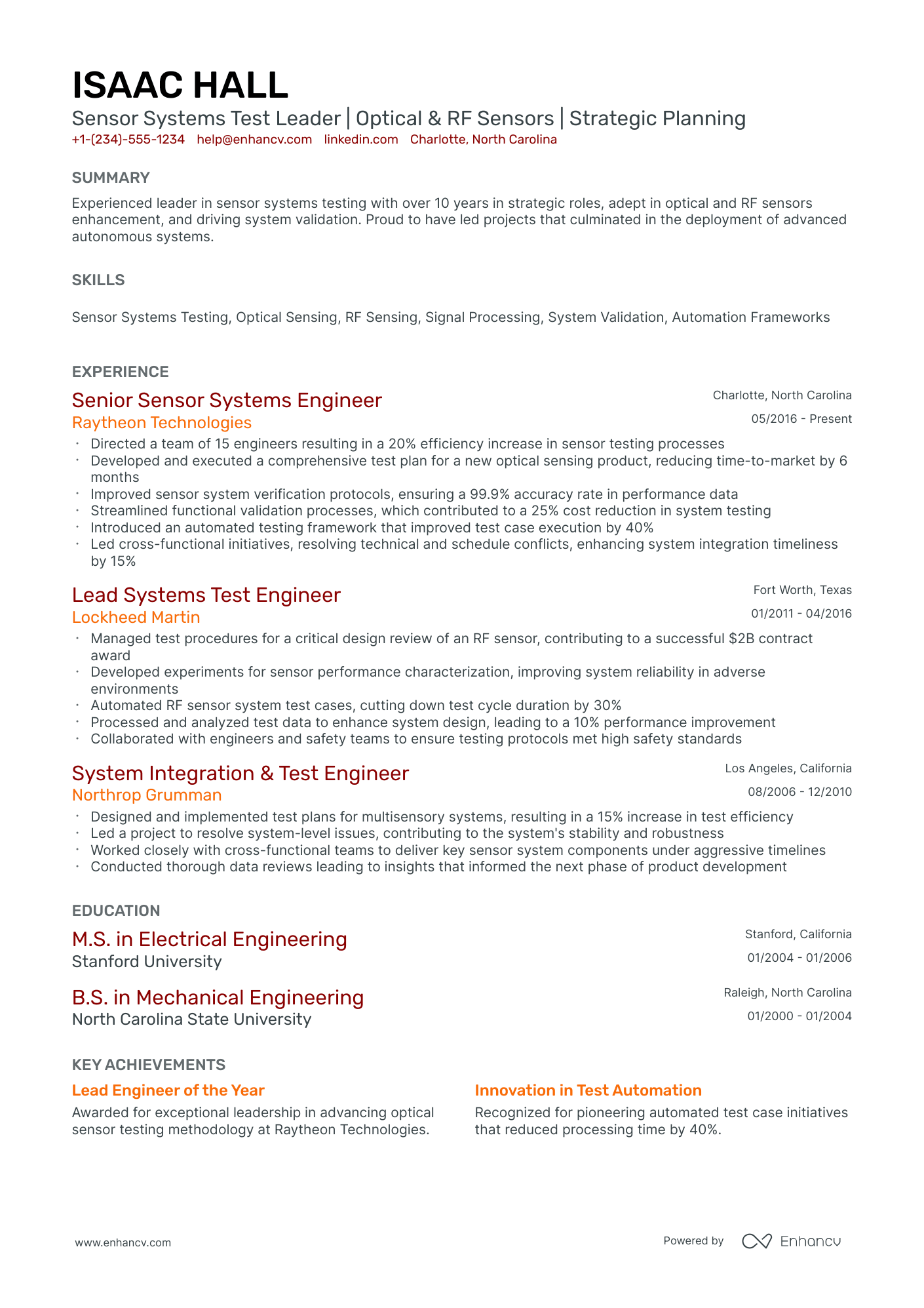 10 Test Manager Resume Examples & Guide for 2025