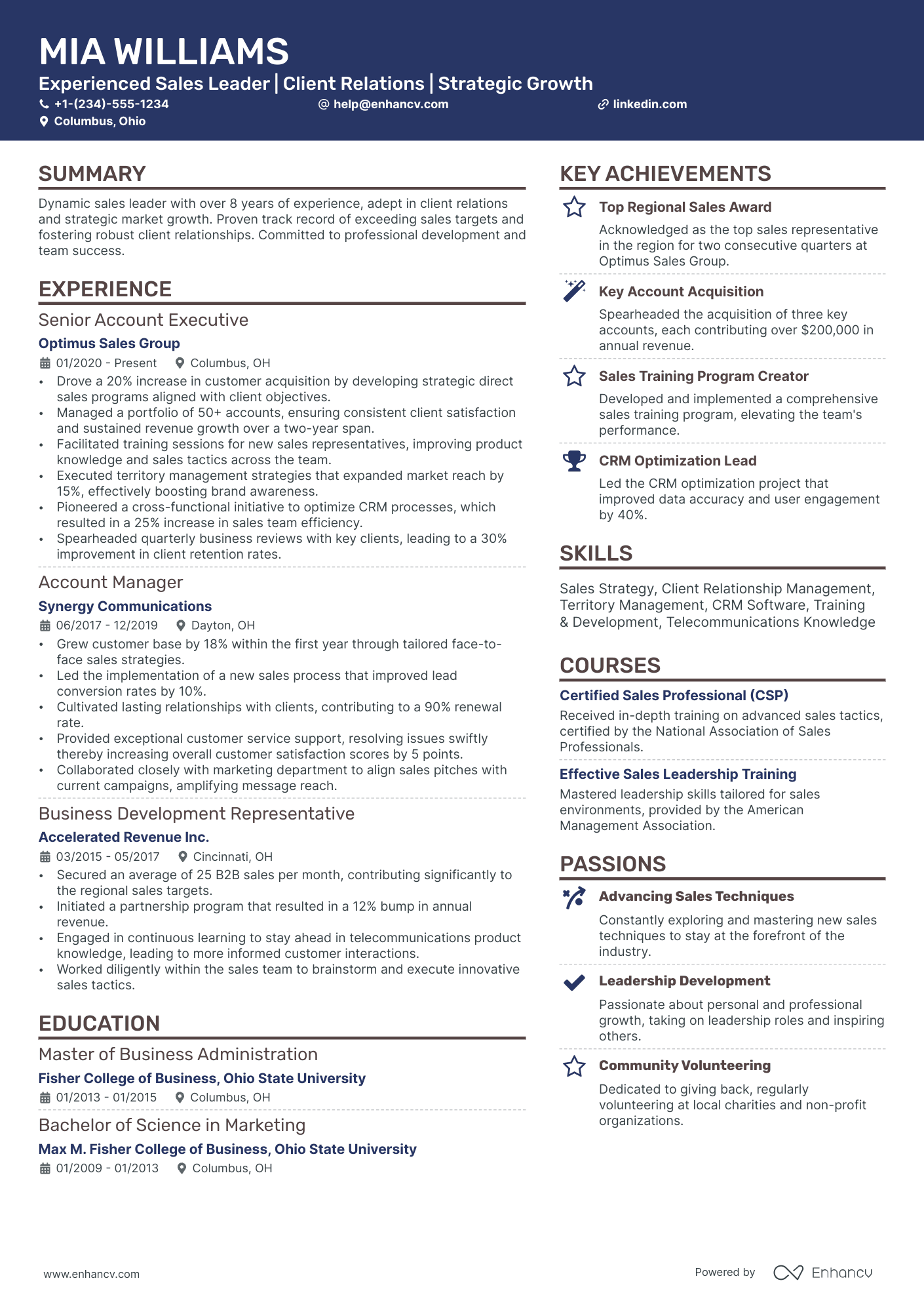 10 Marketing Account Manager Resume Examples & Guide for 2026