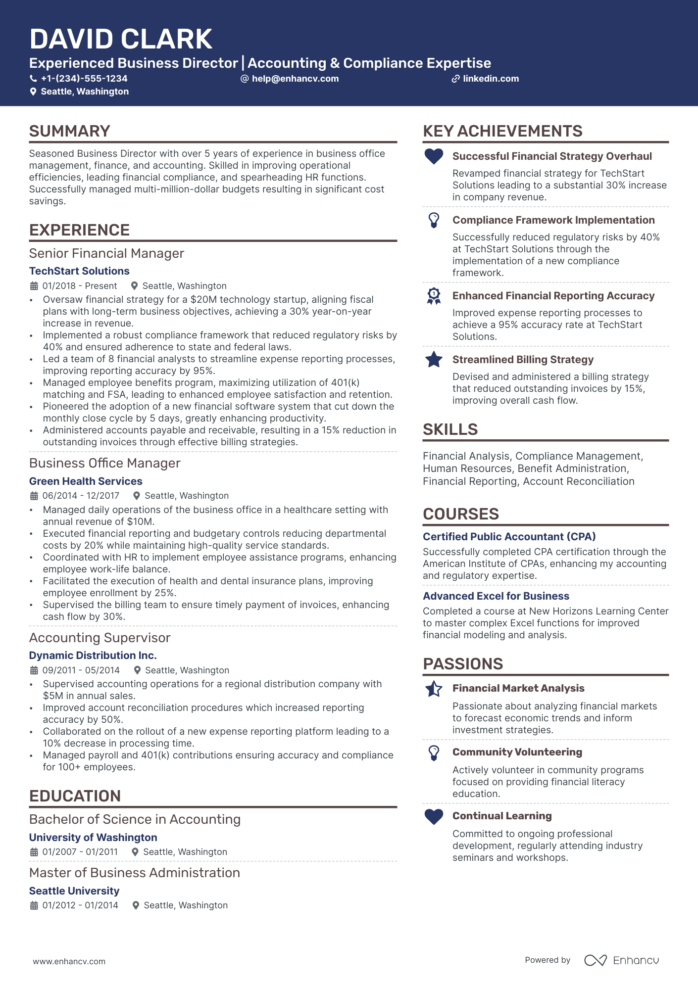 10 Business Director Resume Examples & Guide for 2026