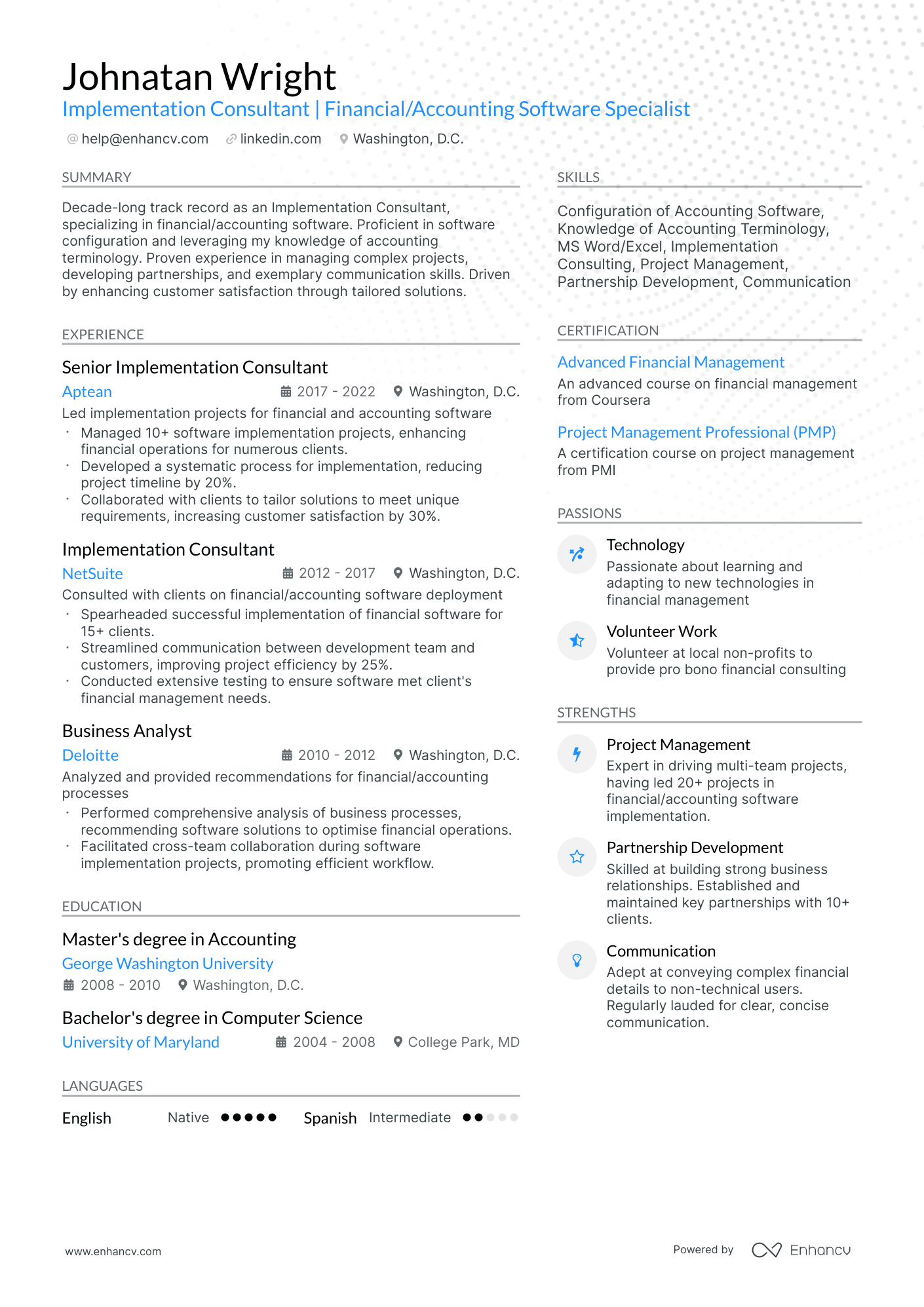 10 Implementation Consultant Resume Examples & Guide for 2026