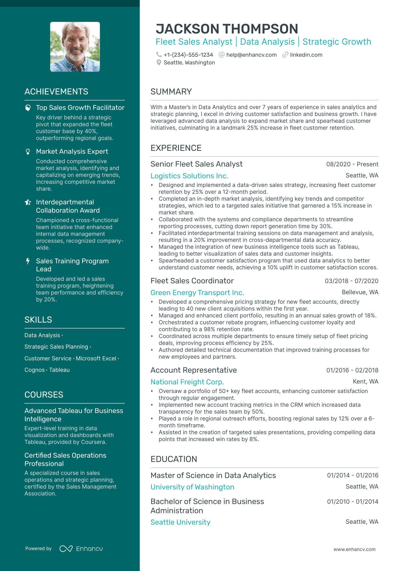 5 Strong Carrier Sales Resume Examples & Guide for 2024