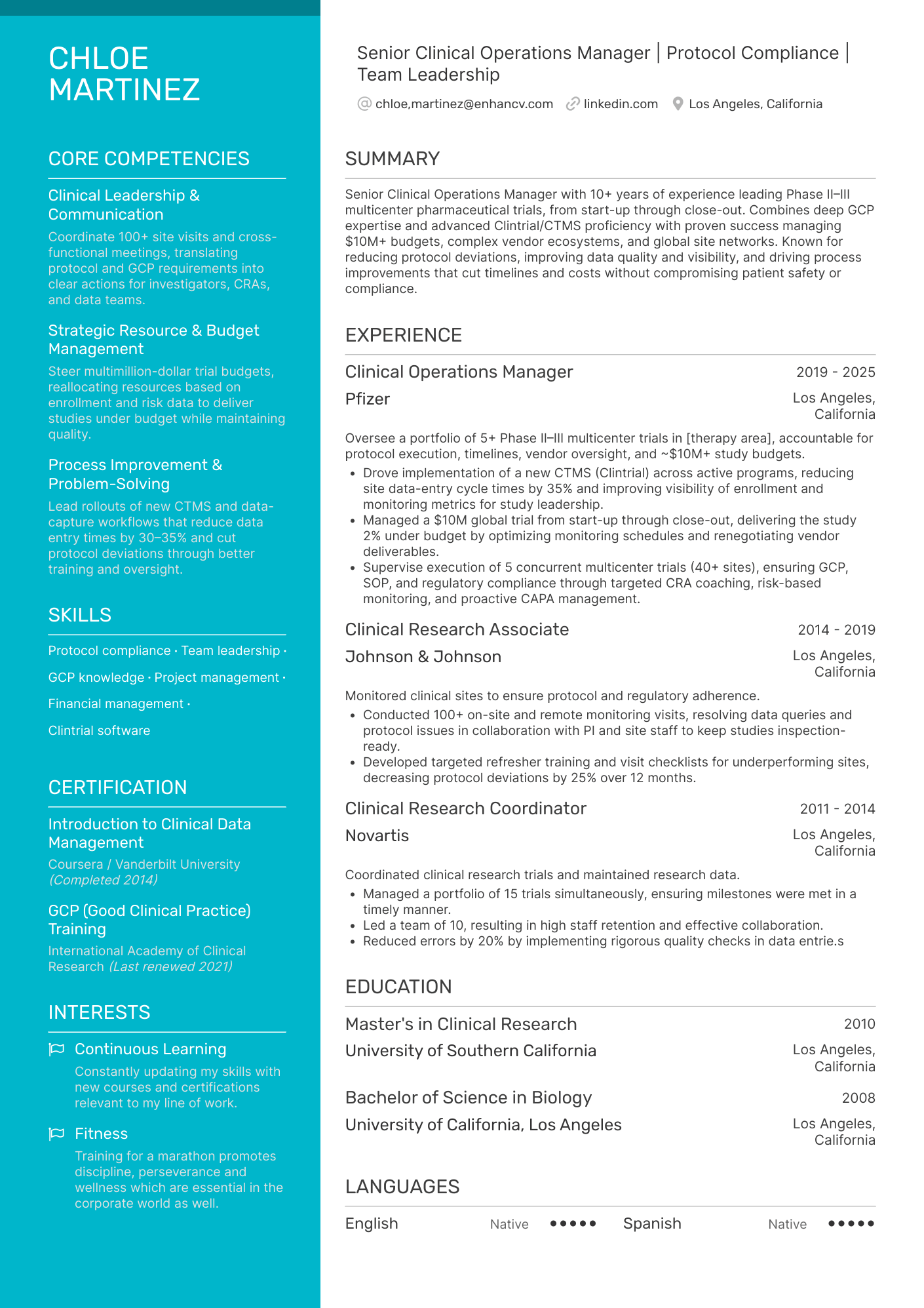 25 Operations Manager Resume Examples & Guide for 2026