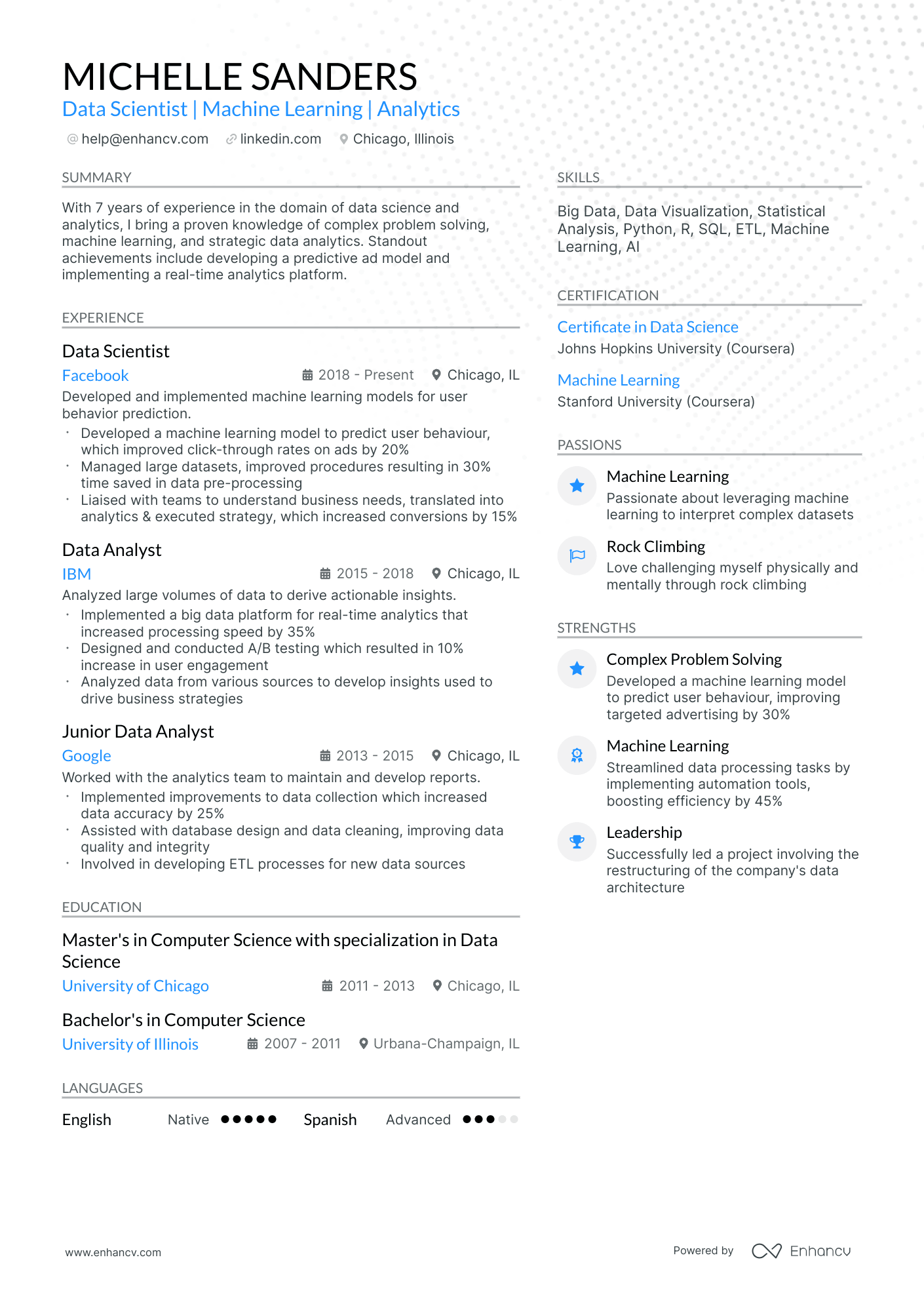 10 Senior Data Scientist Resume Examples & Guide for 2026