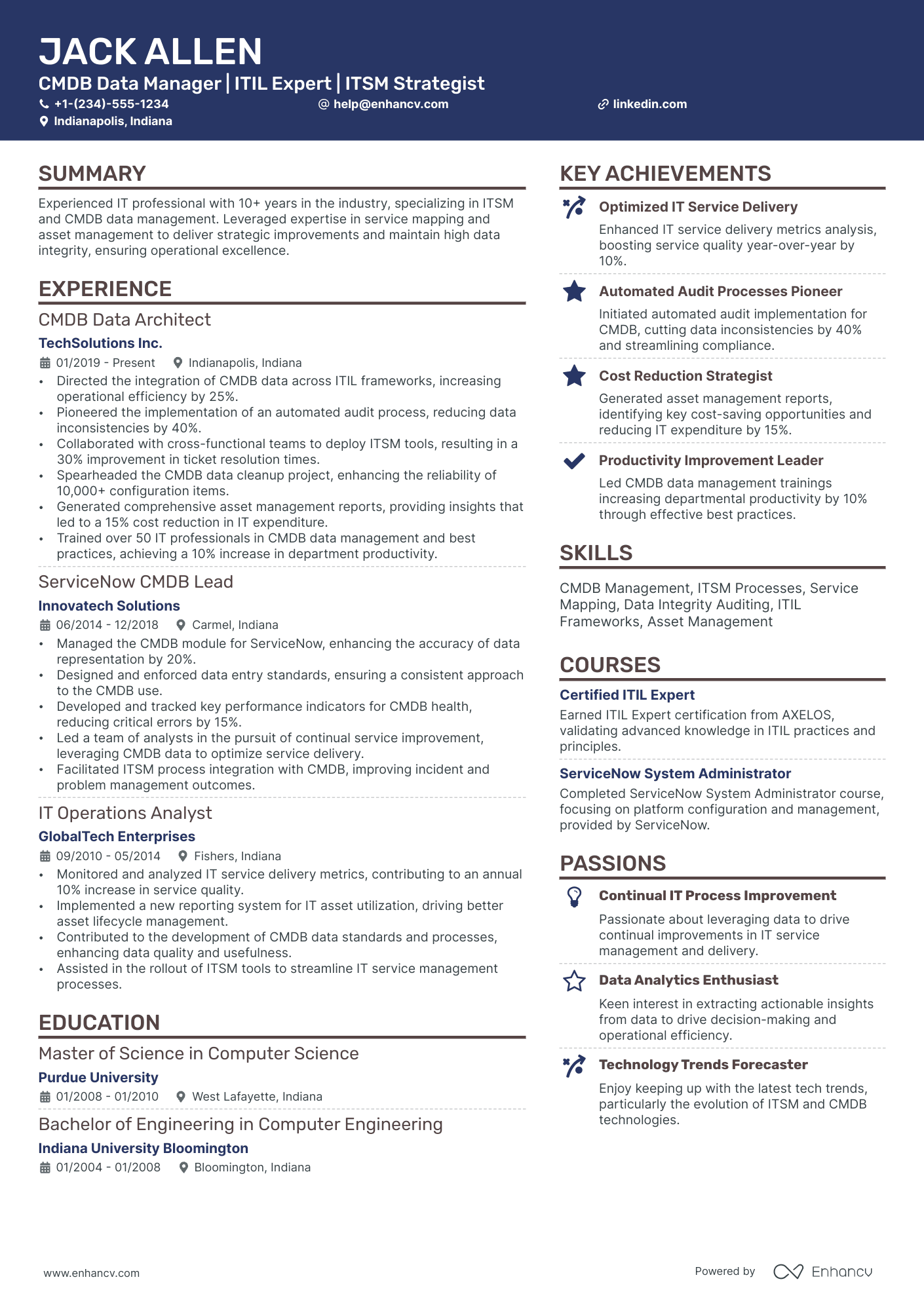 10 Servicenow Business Analyst Resume Examples & Guide for 2026