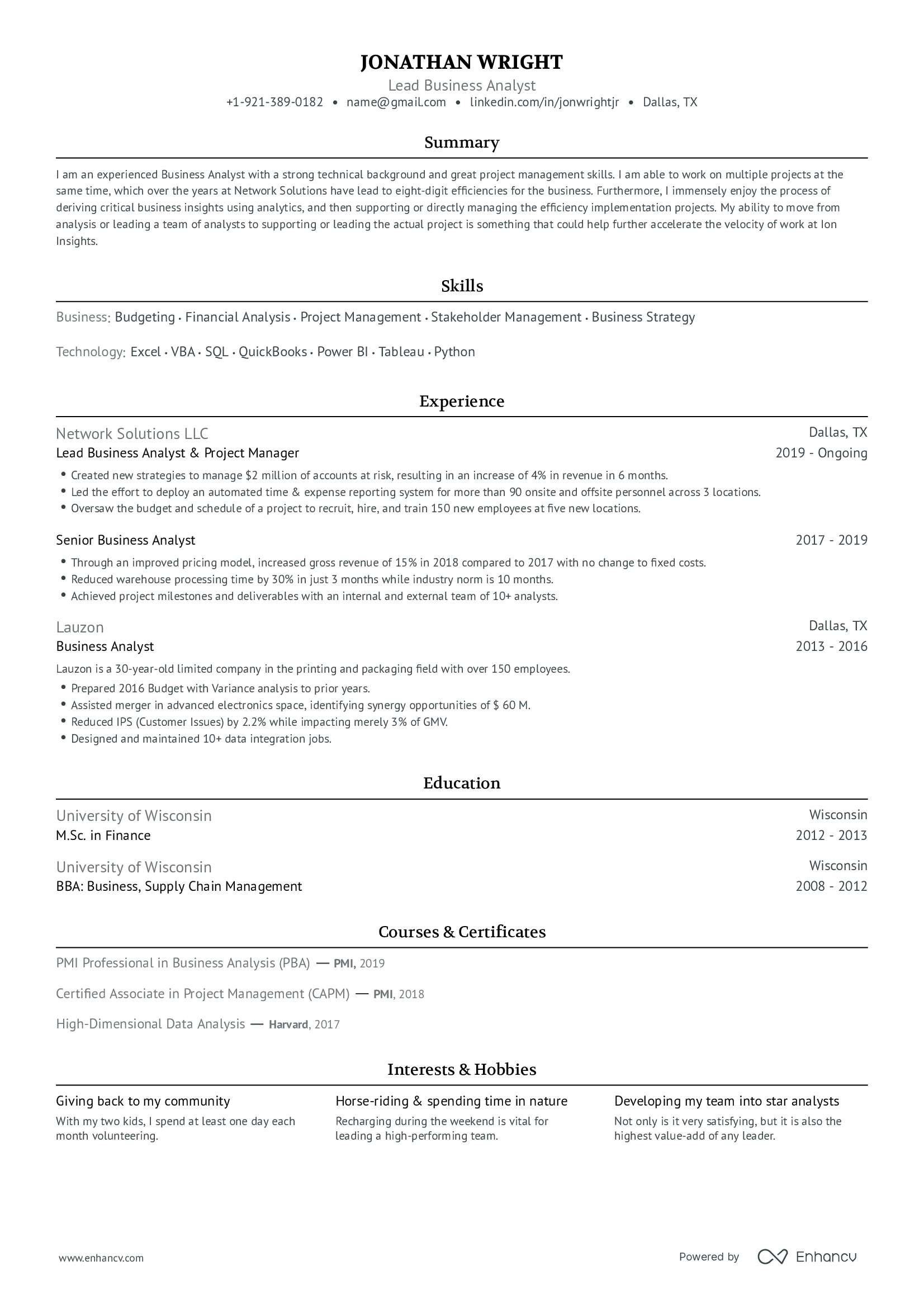 40 Professional Resume Templates PDF Download