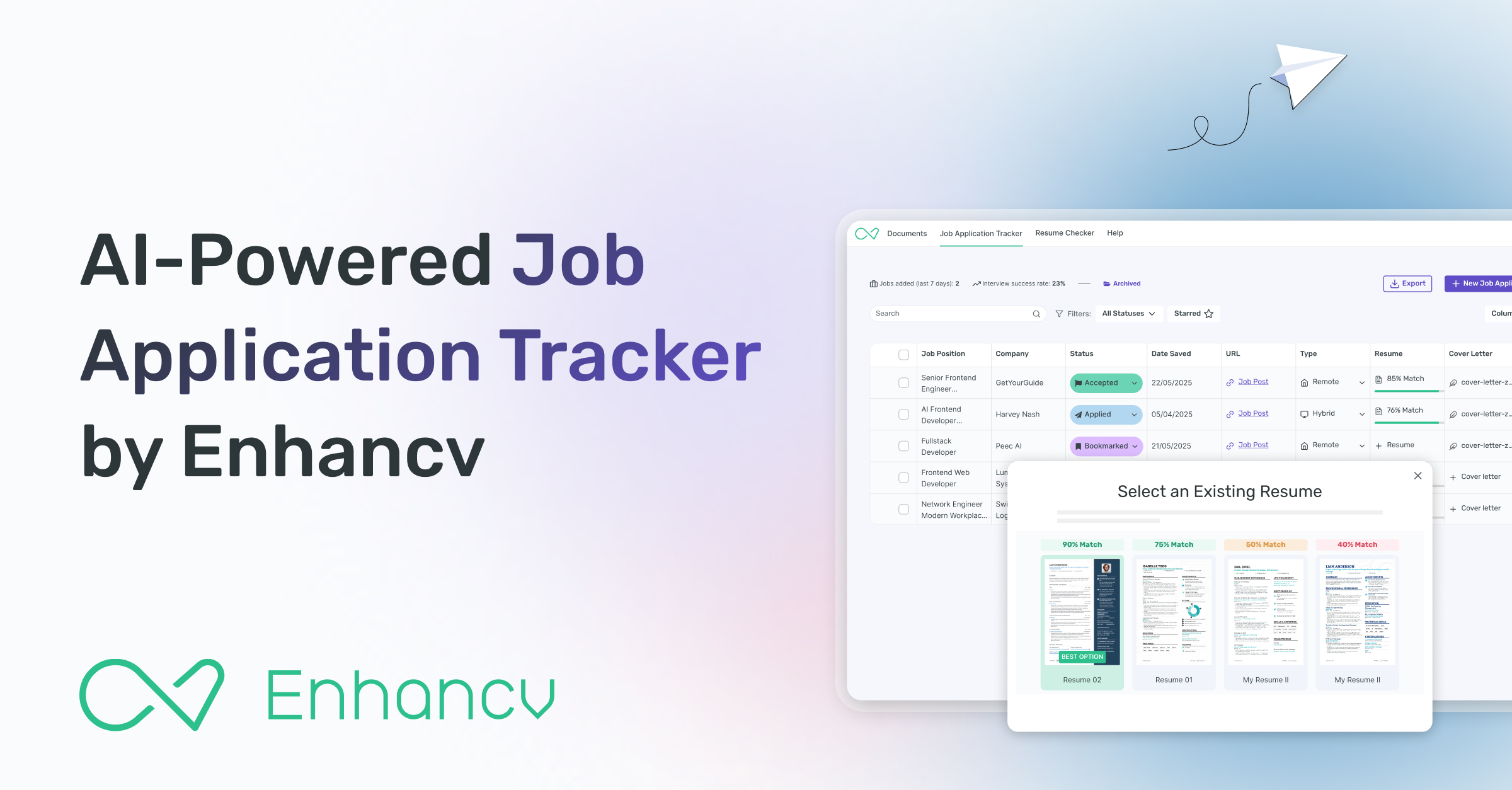 AI Job Application Tracker | Enhancv