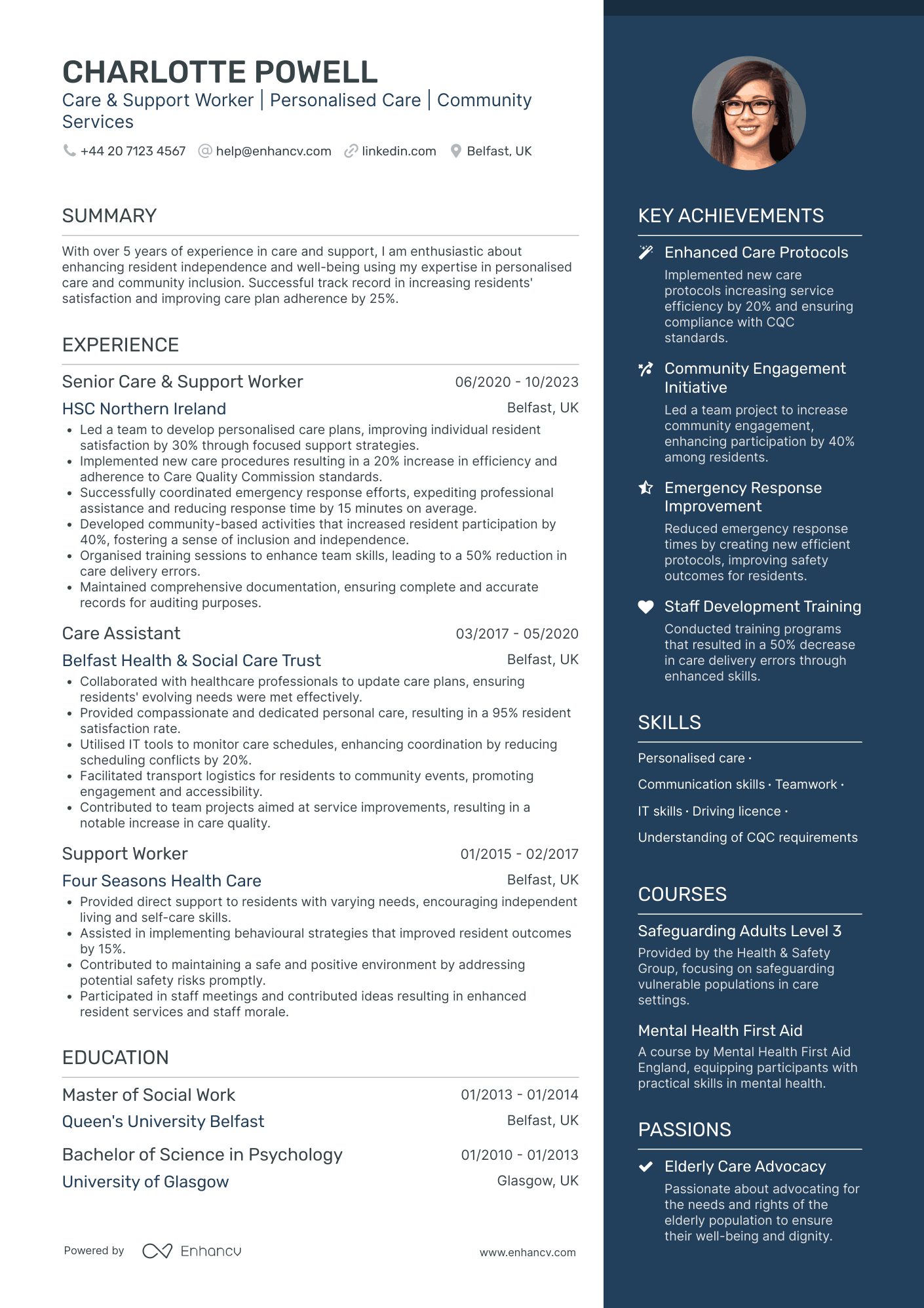 Support Worker CV Examples & Guide for 2025