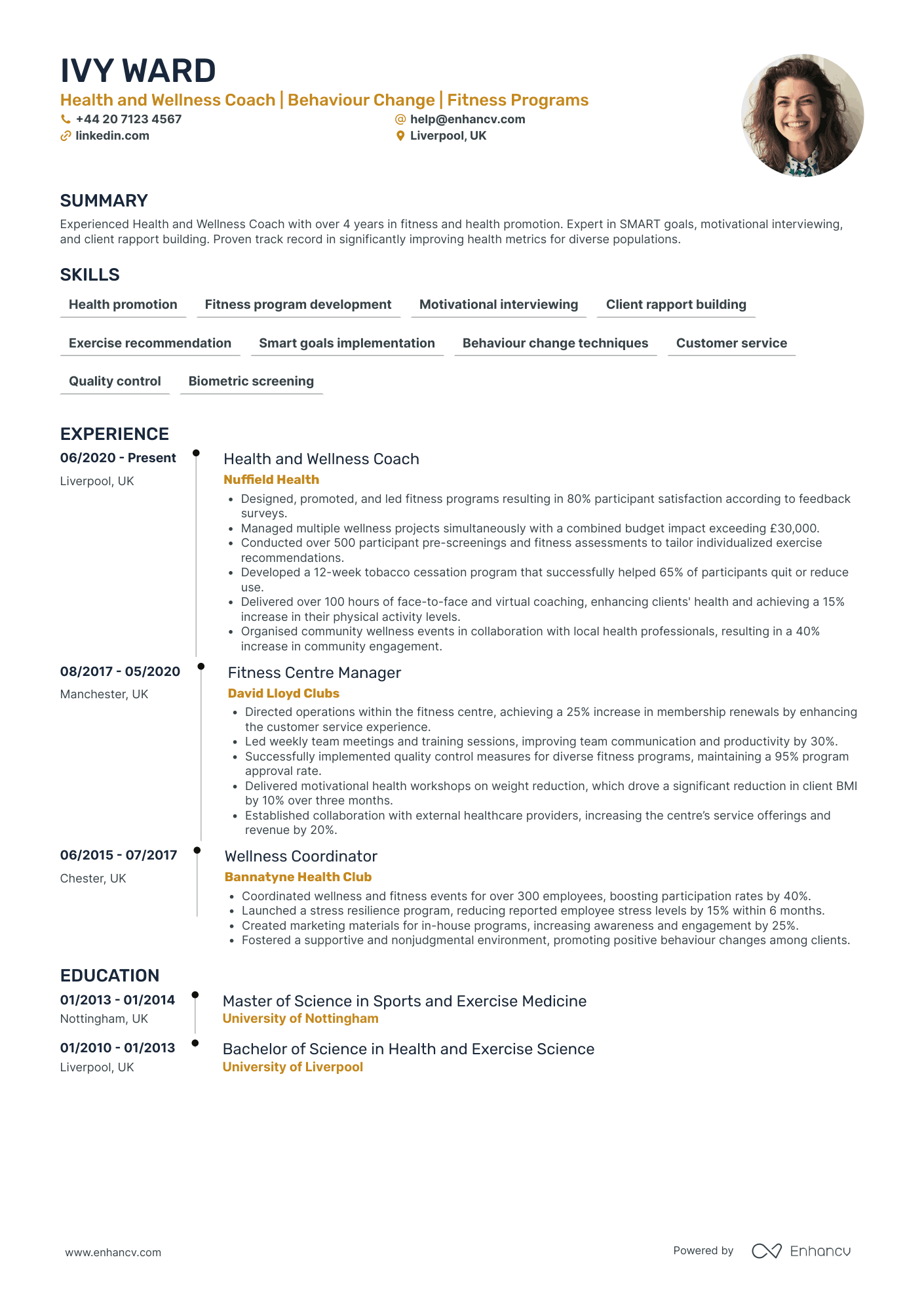 Coaching CV Examples & Guide for 2026